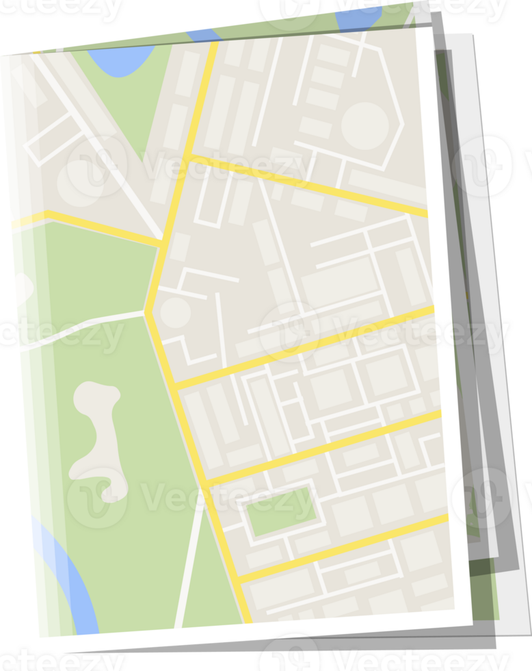 Folded paper city map 35775011 PNG Folded paper city map 35775011 PNG