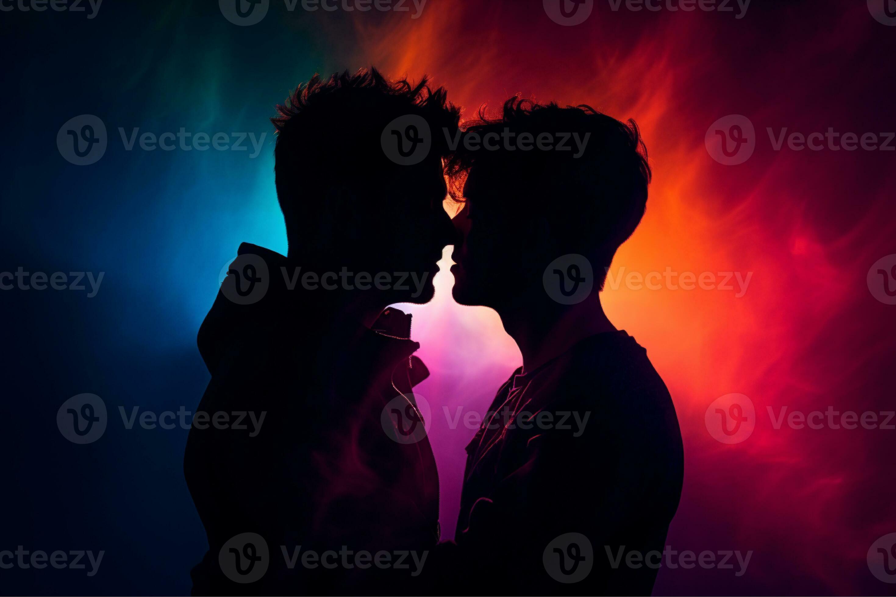 AI generated Two guys LGBT Illustration 35775938 Stock Photo at Vecteezy