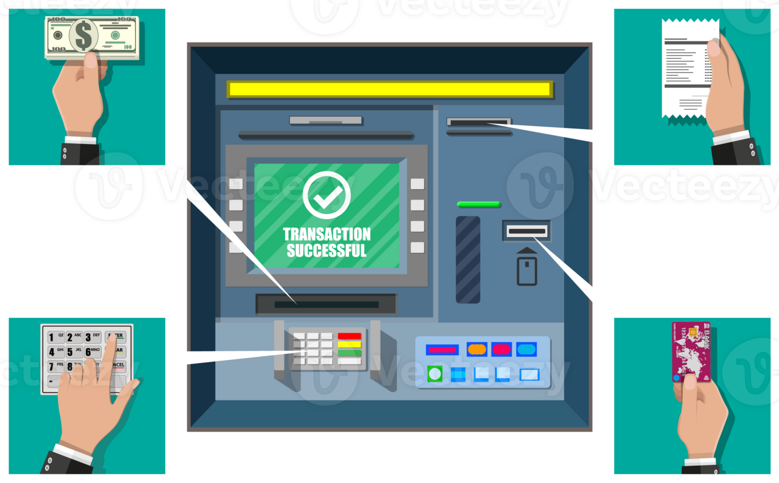Bank ATM. Automatic teller machine. 35776736 PNG Bank ATM. Automatic teller machine. 35776736 PNG