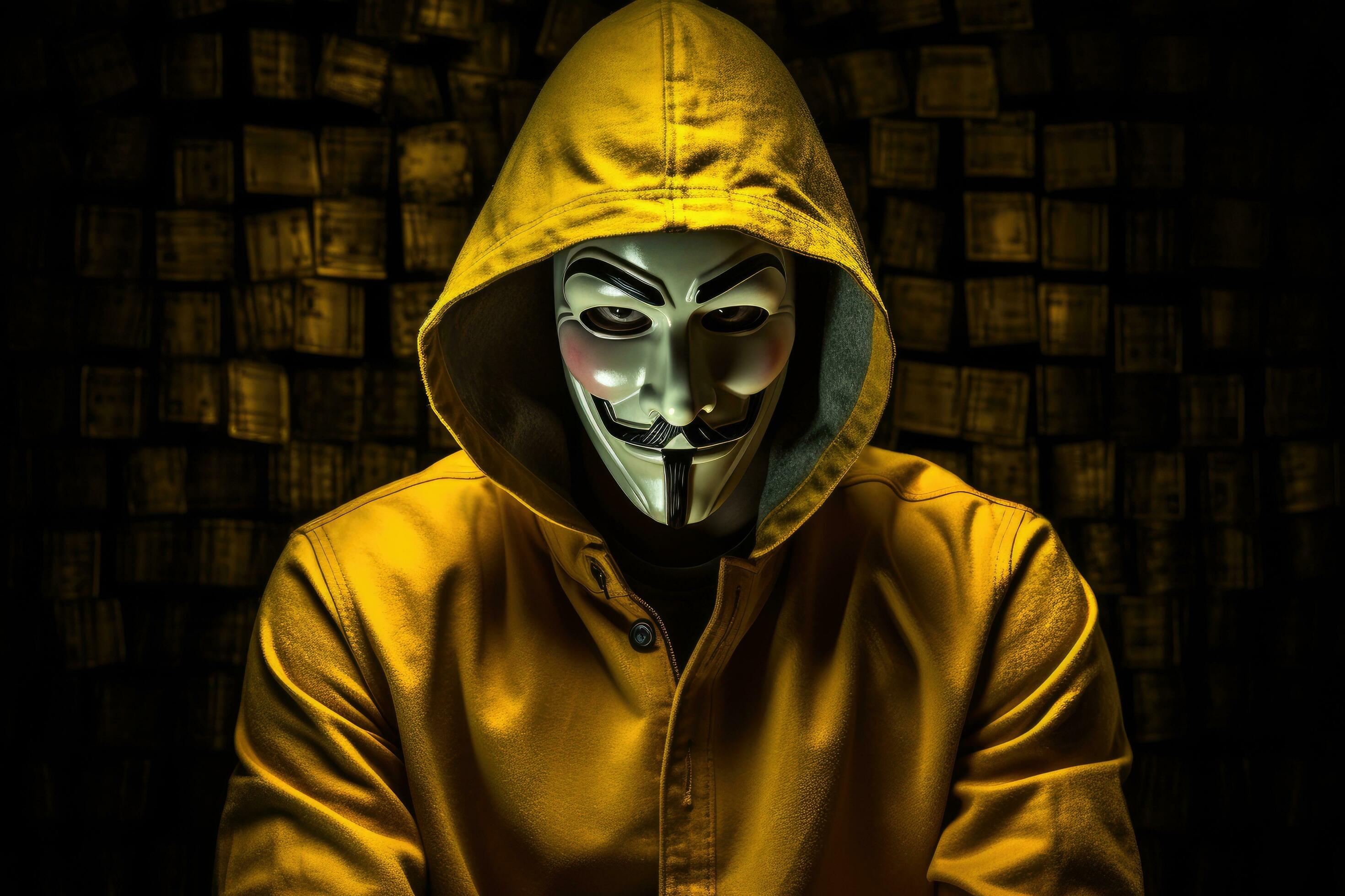 Ai Generated Masked Hacker In The Hood Anonymous Hacker Concept Of Cybercrime Ai Generated