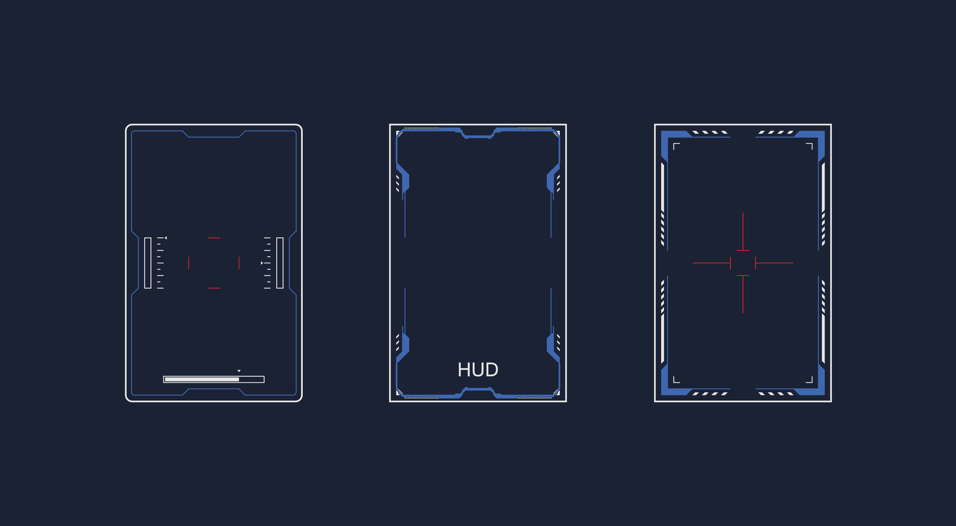 abstract hud ui gui future futuristic screen system virtual design 35782750 Vector Art at Vecteezy