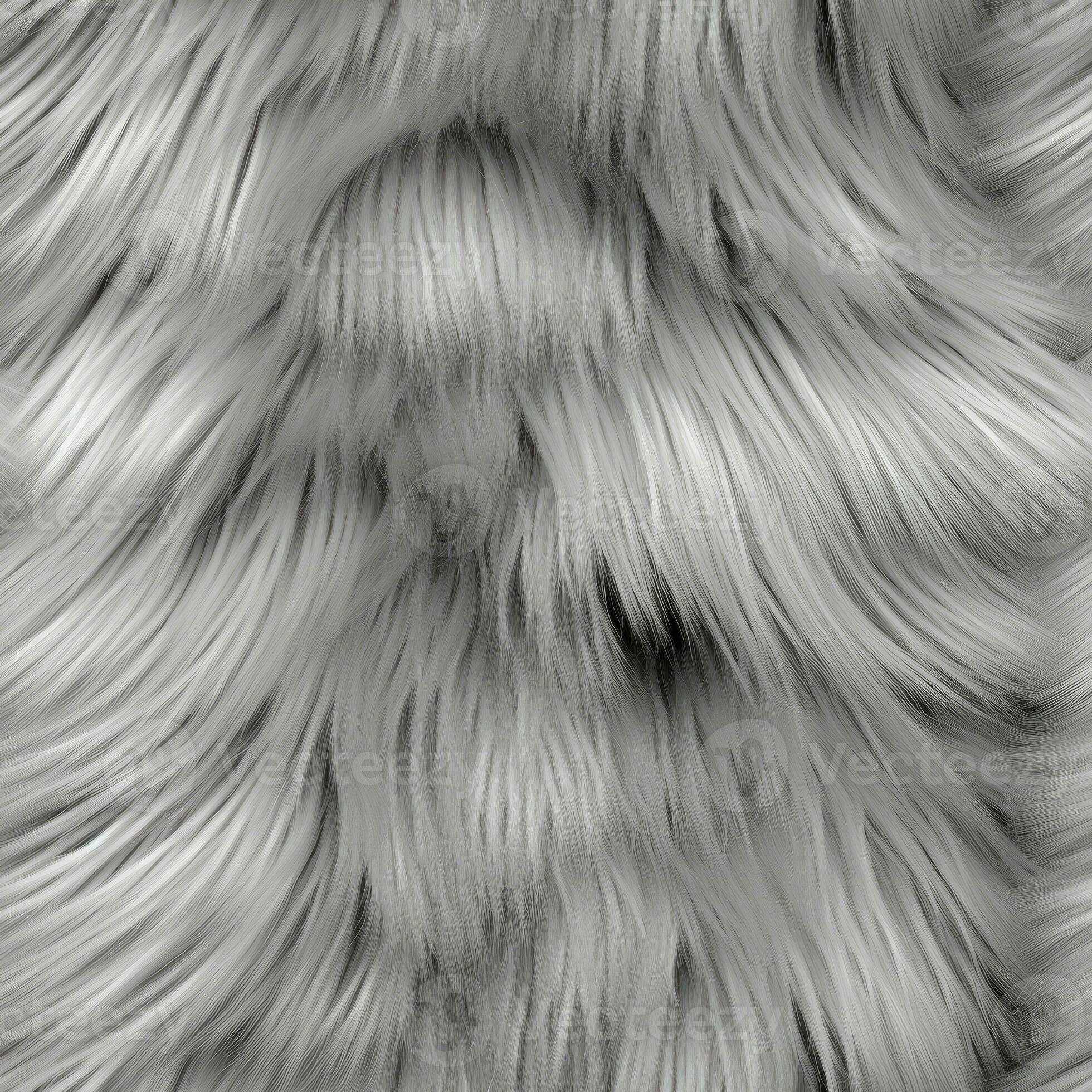 AI Generated Seamless pattern. Gray fur texture. Natural fur. AI ...