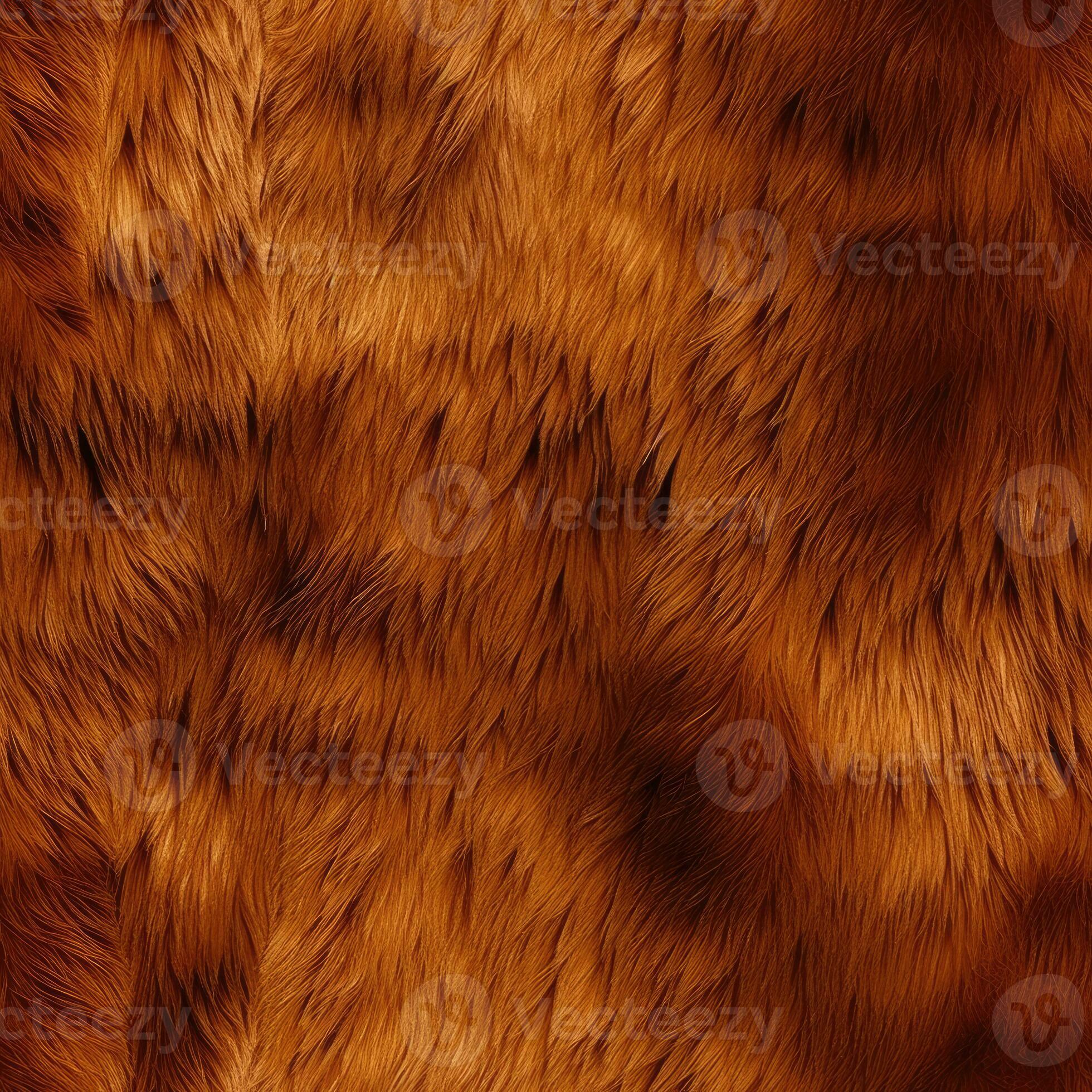 AI Generated Seamless pattern. Brown fur texture. Natural fur. AI ...