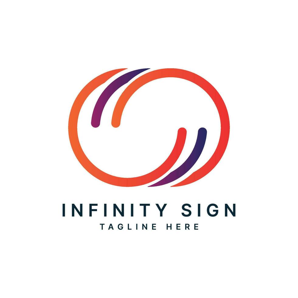 Infinity Sign Modern Simple Logo Design Concept 35789749 Vector Art at ...