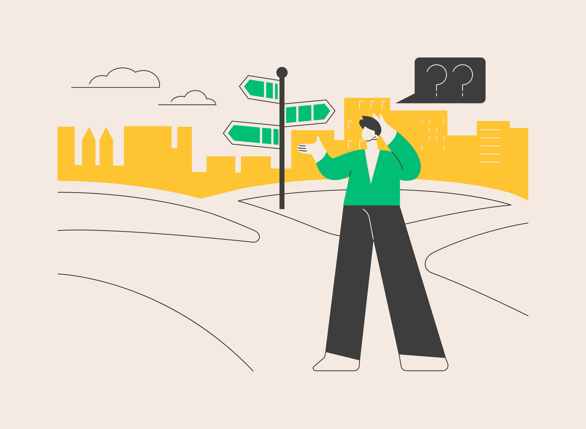 Decision making abstract concept vector illustration. 35794340 Vector ... Decision making abstract concept vector illustration. 35794340 Vector ...