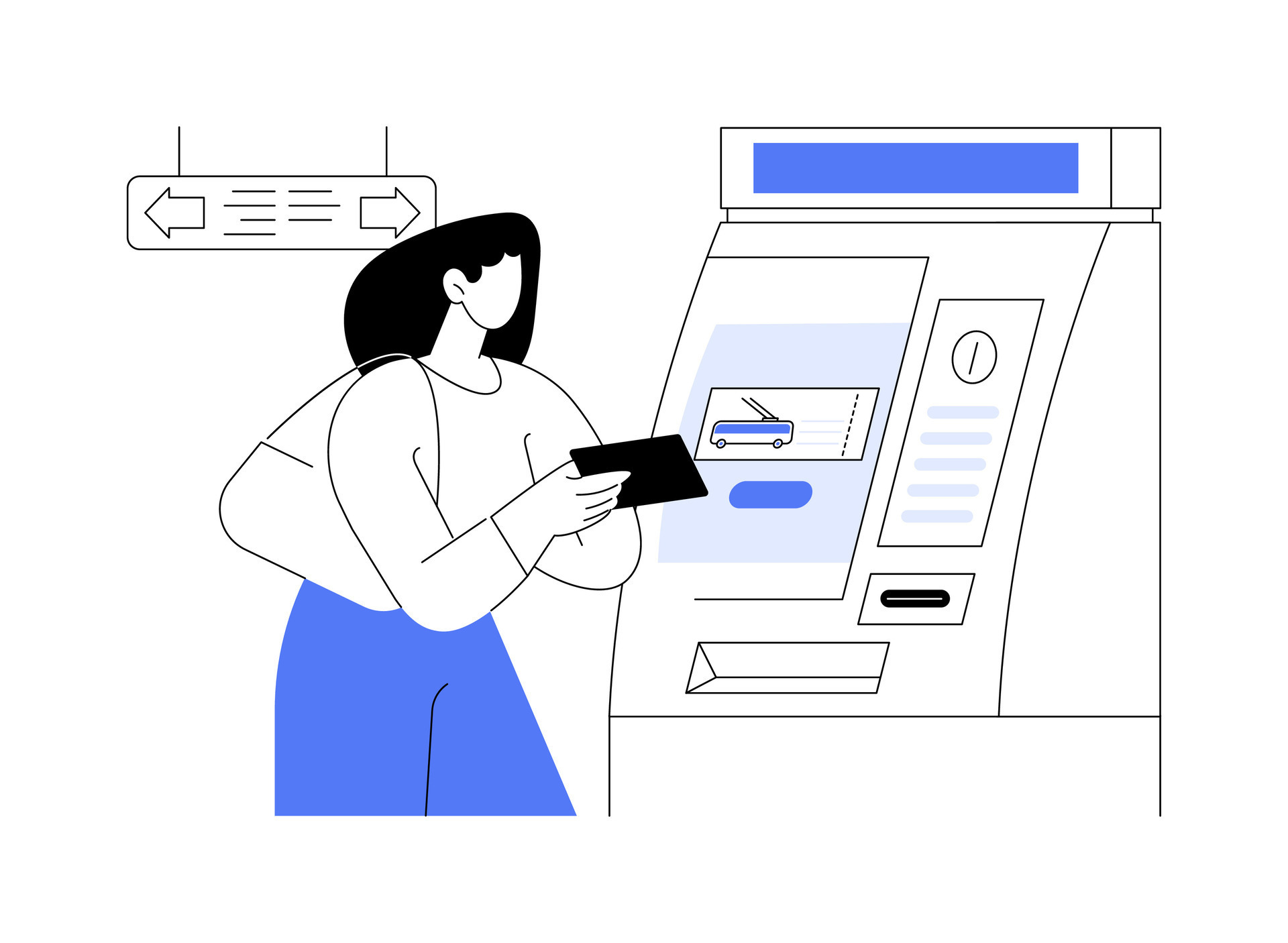 Ticket machine abstract concept vector illustration. 35794484 Vector ...