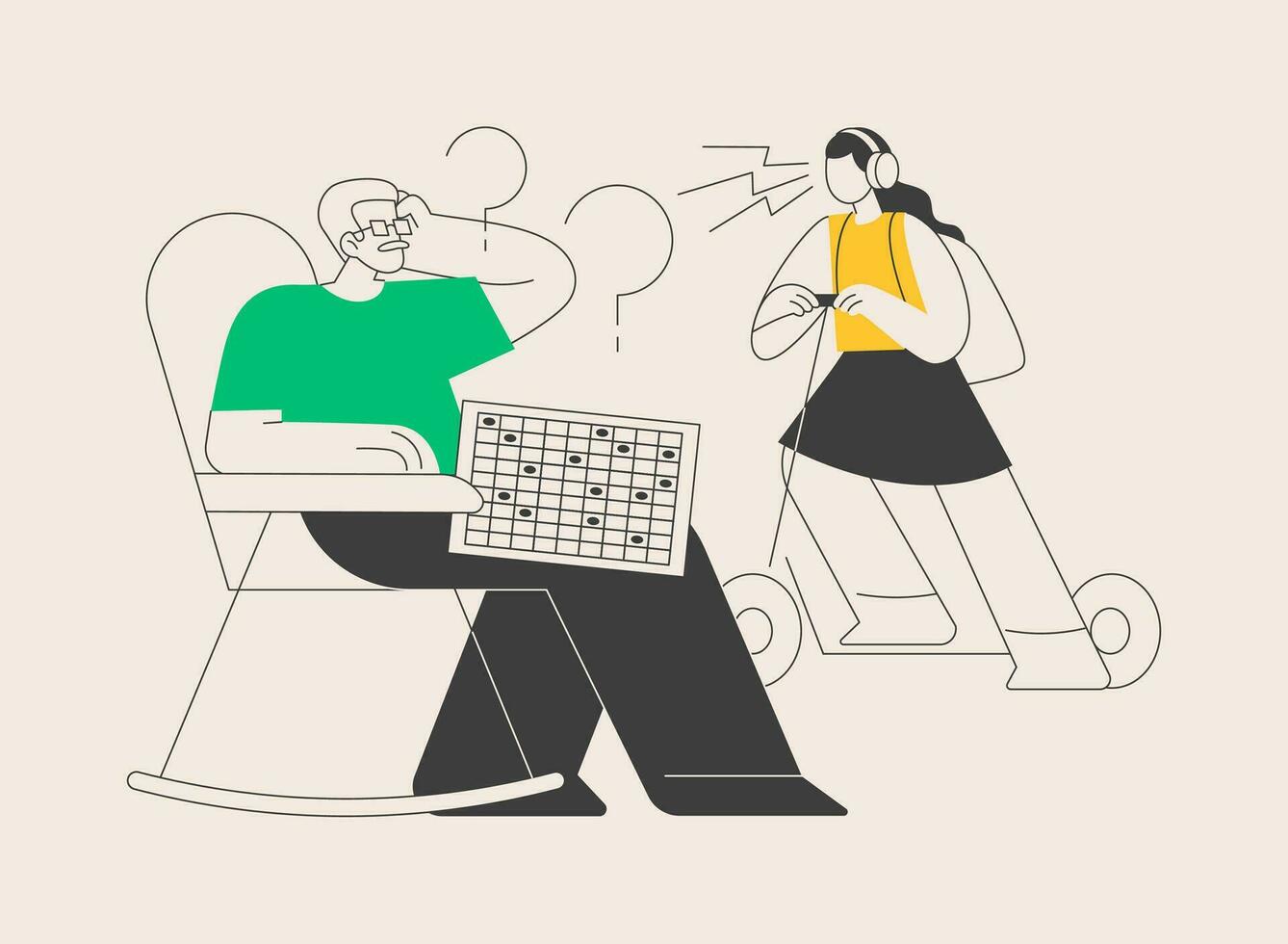 Generation gap abstract concept vector illustration. 35794862 Vector ... Generation gap abstract concept vector illustration. 35794862 Vector ...
