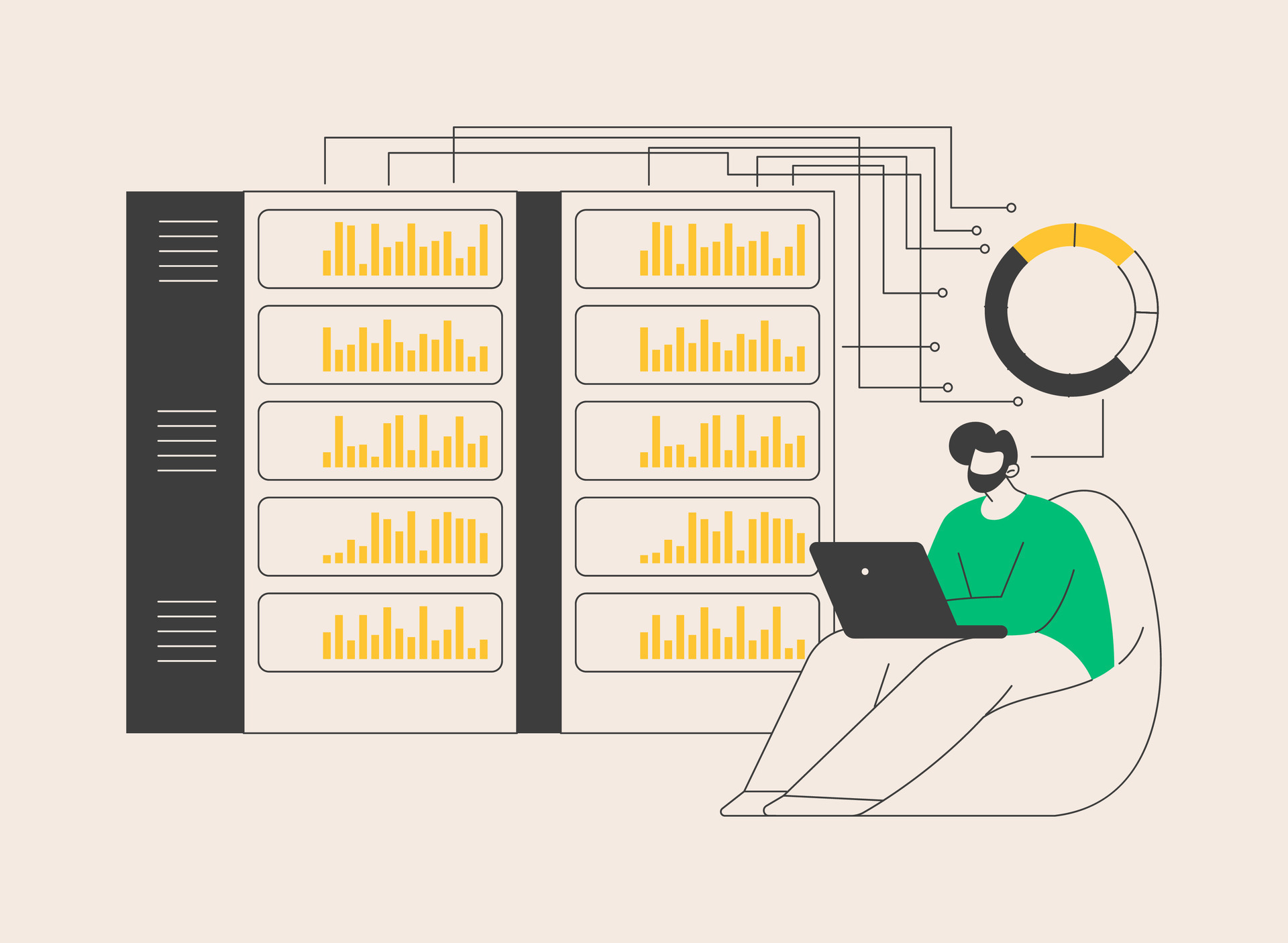 Big Data Analytics Abstract Concept Vector Illustration 35794891 Vector Art At Vecteezy