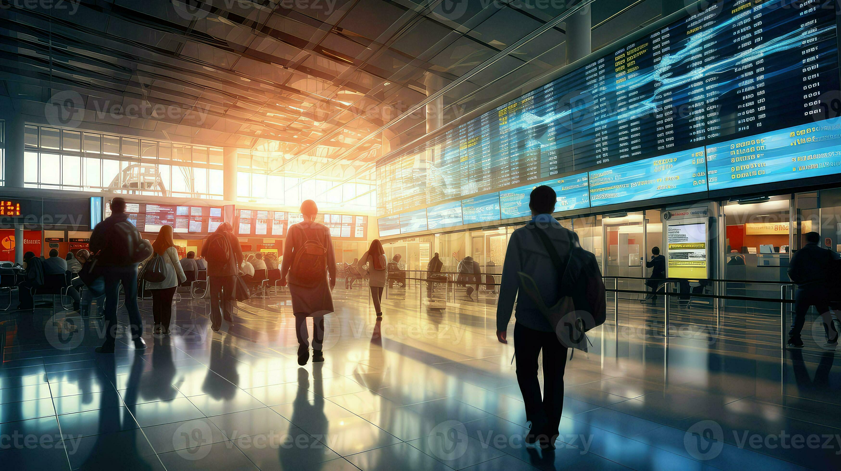 AI generated travel flight airport background 35812132 Stock Photo at Vecteezy