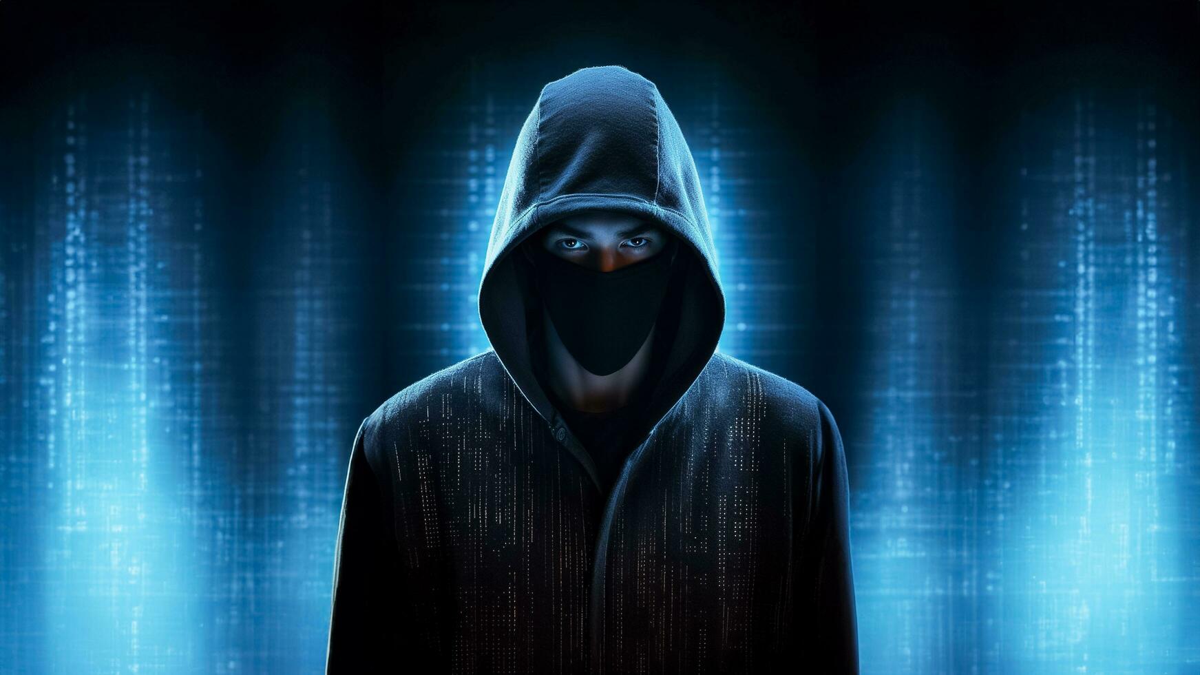 ai generado hacker hombre mecanografía en computadora portátil, hackear ... ai generado hacker hombre mecanografía en computadora portátil, hackear ...