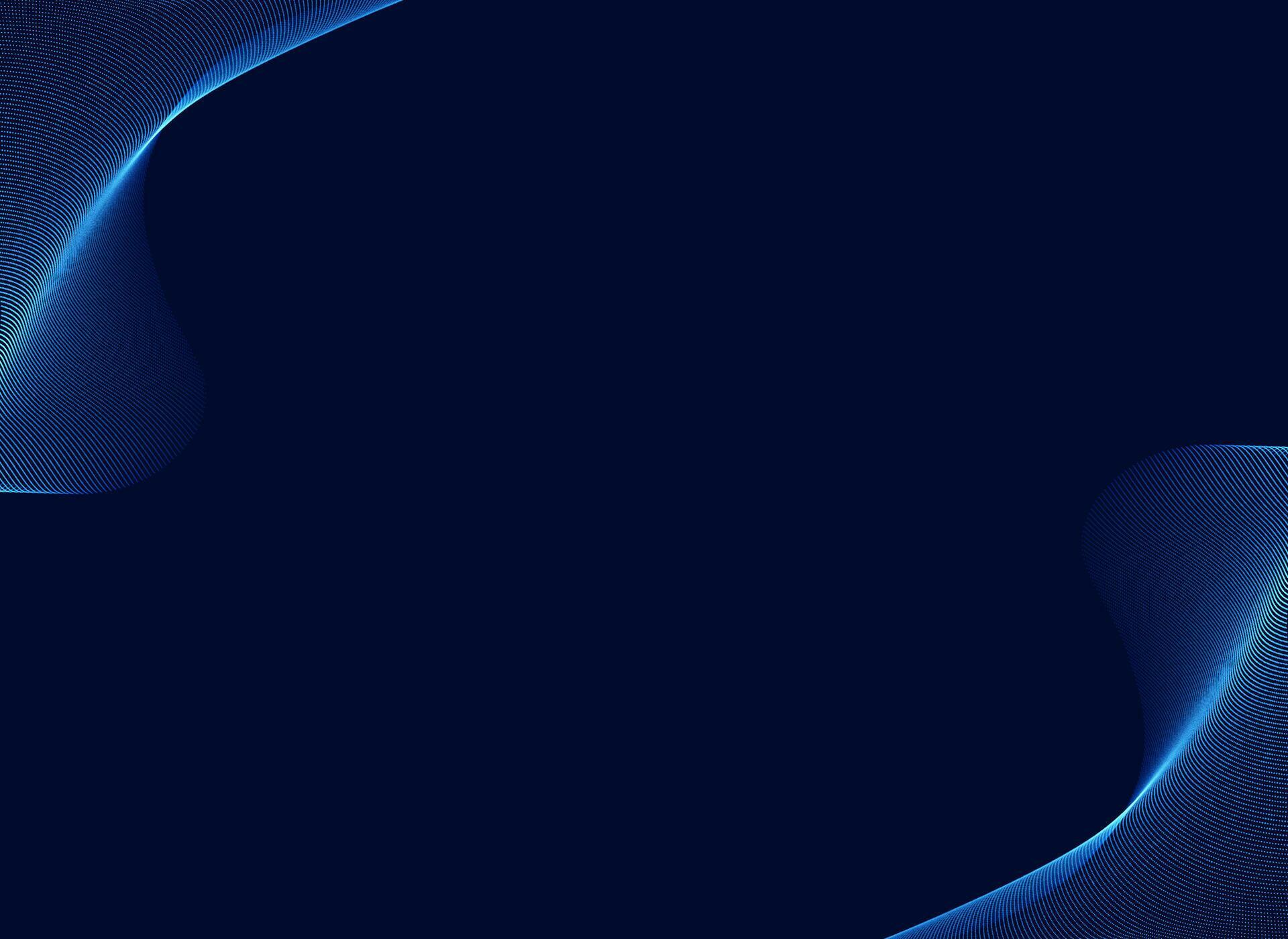 A Dark Blue Background With A Wave Pattern Halftone Dot Effect Vector