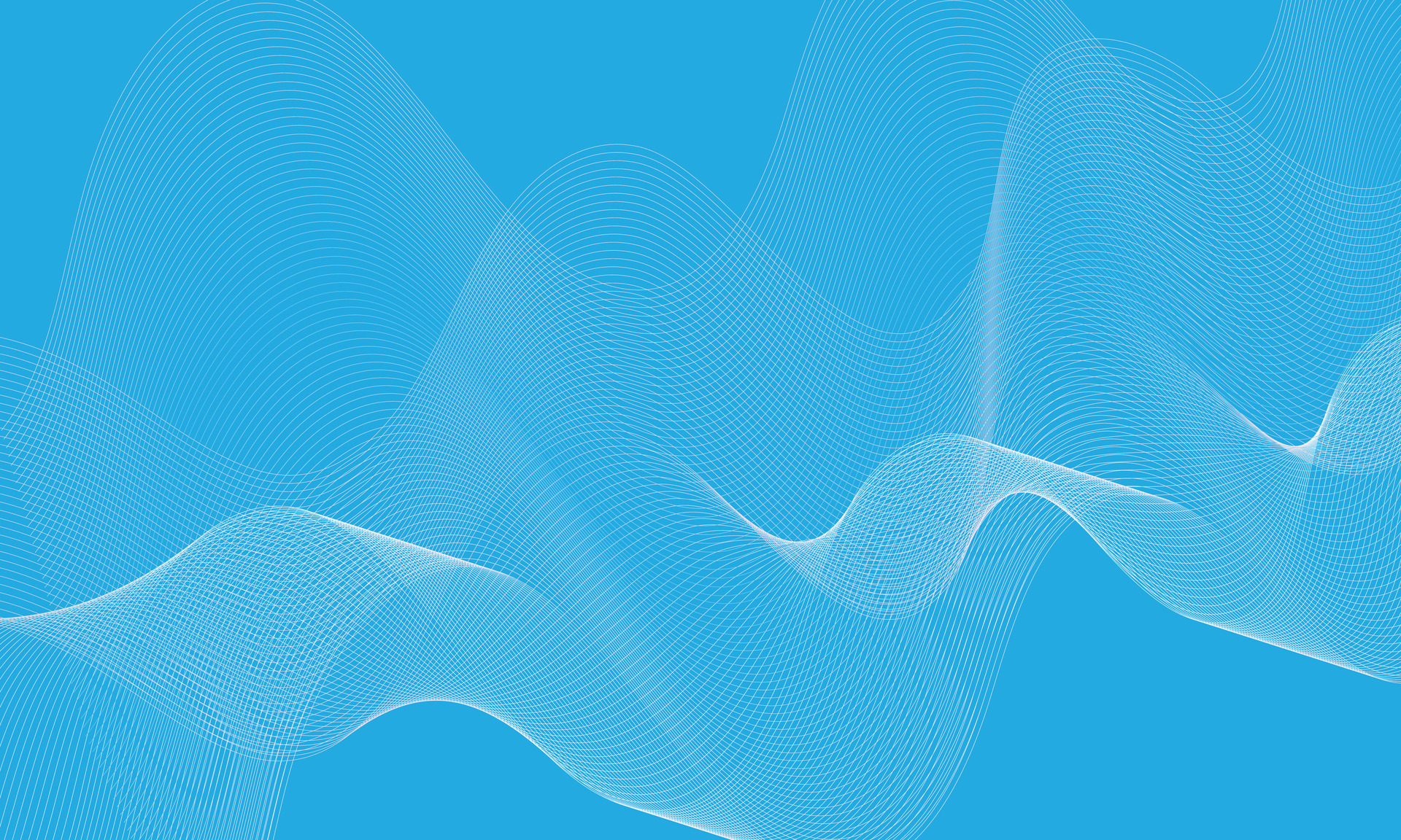 Simple Abstract White Color Wavy Air Line Pattern Art Work On Cool Sky