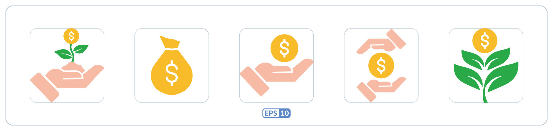 Money saving color flat icon 35838828 Vector Art at Vecteezy