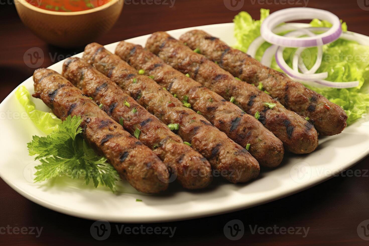 AI generated Tasty seekh kabab. AI Generated. 35841970 Stock Photo at ...