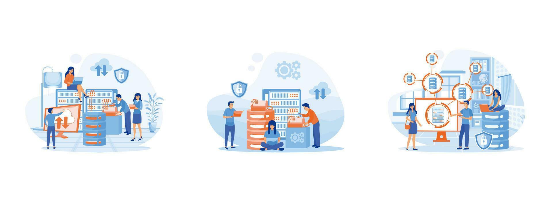 System administrator. Computer systems and networks. Support of systems ...