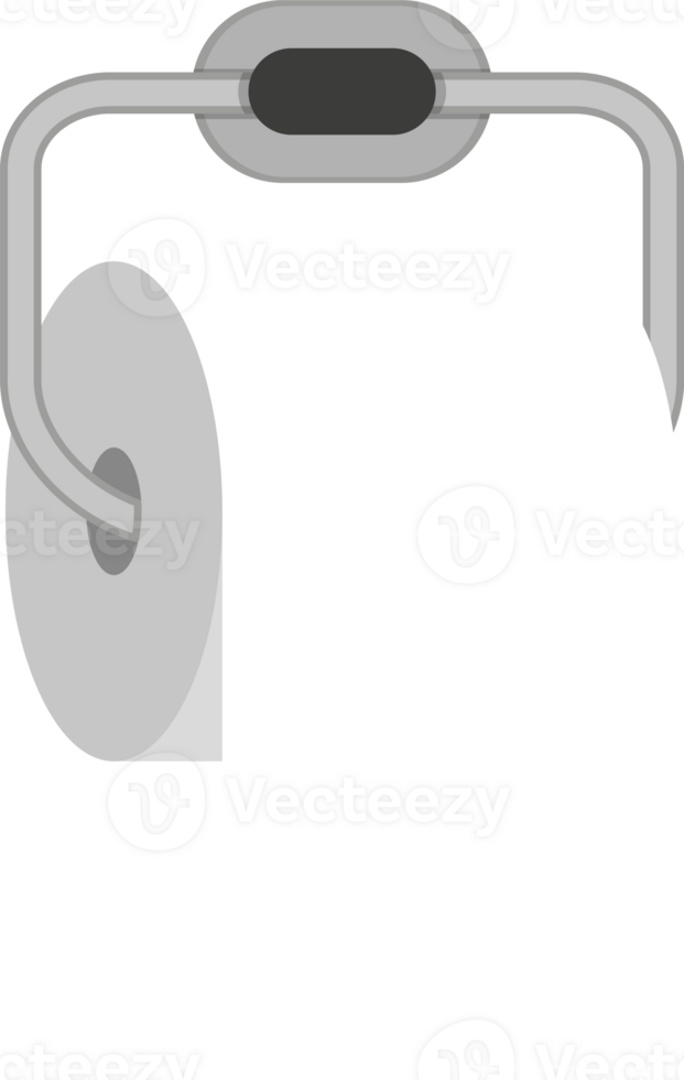 Toilet Paper Roll With Metal Holder 35858295 Png