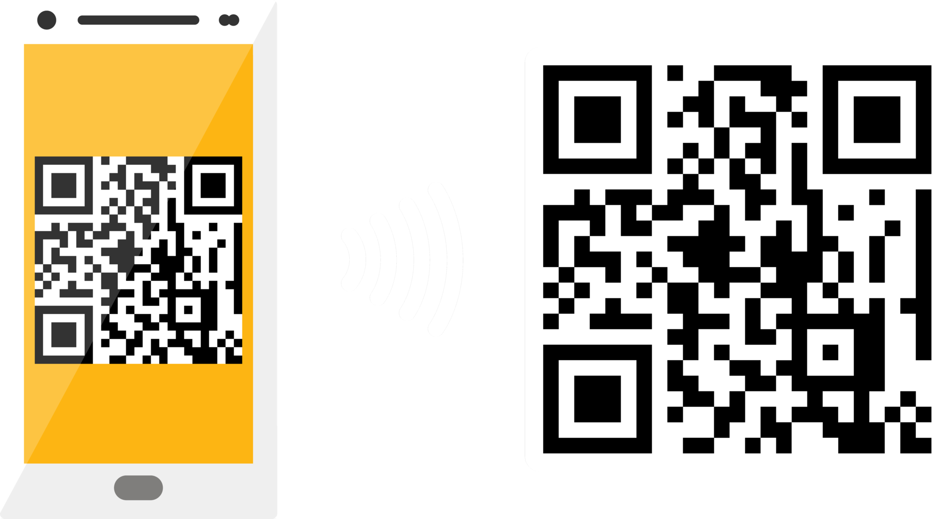 Qr Code Scanning By Mobile Phone 35858601 Png