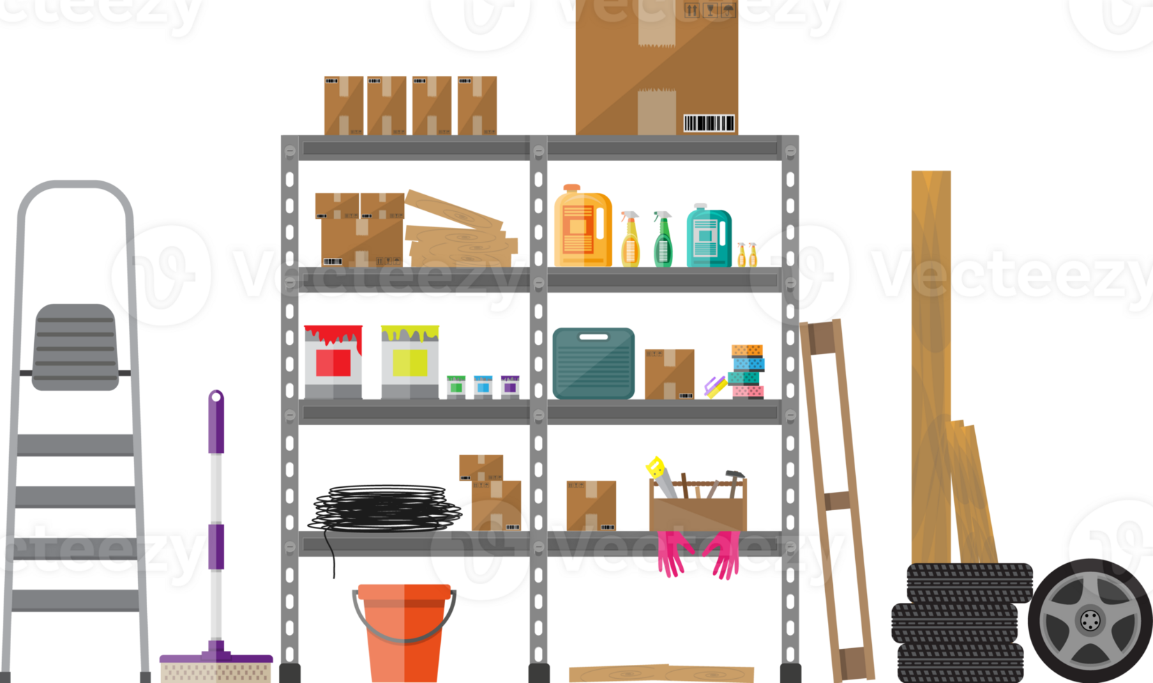 Interior of storeroom 35860800 PNG