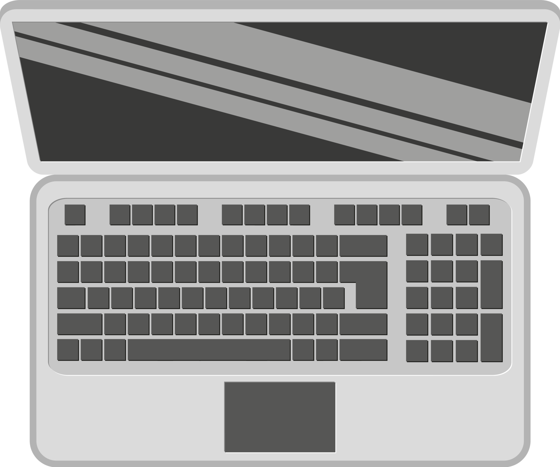 Opened Laptop Notebook Computer 35861255 PNG Opened Laptop Notebook Computer 35861255 PNG