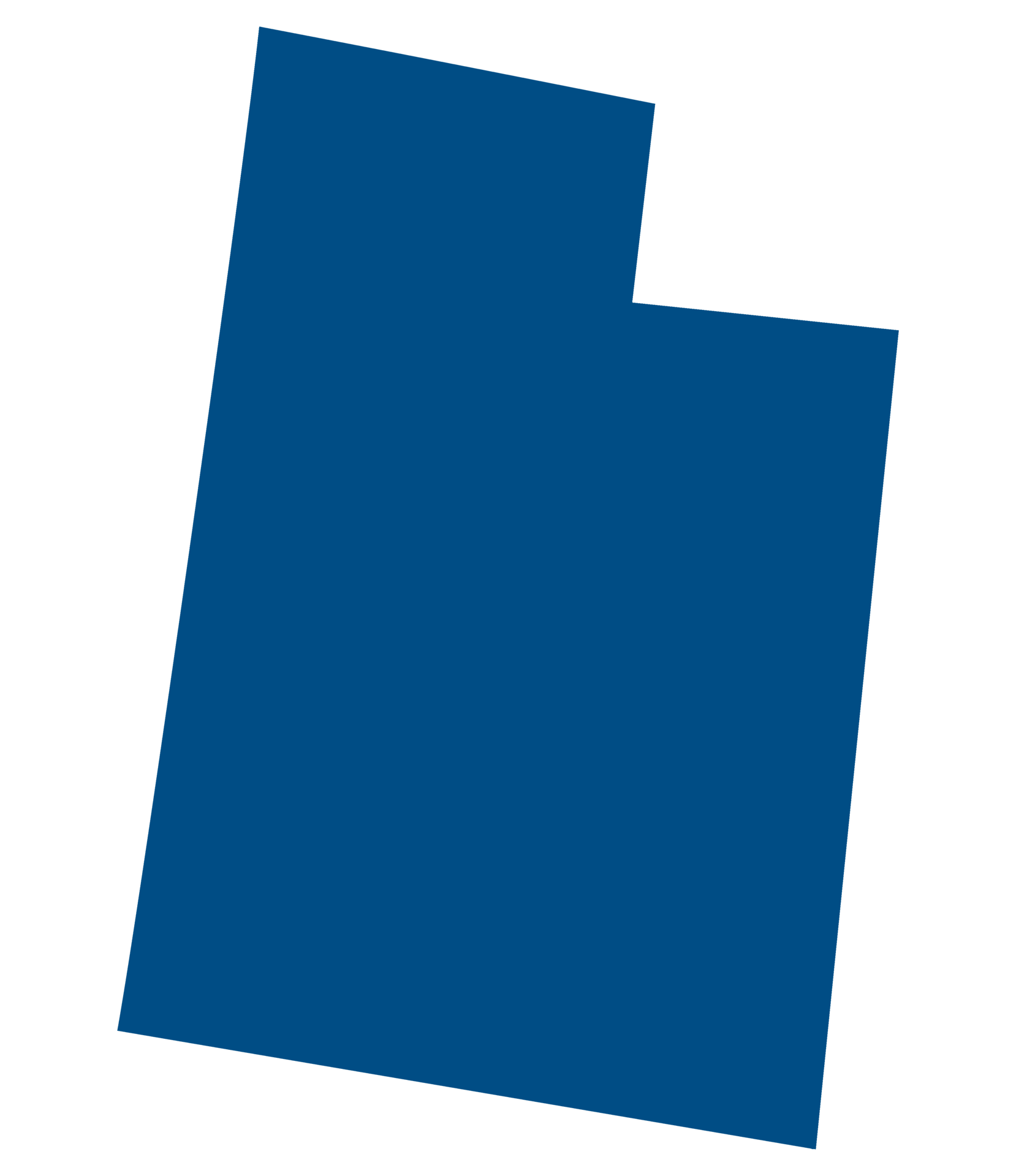 Utah state map. Map of the U.S. state of Utah. 35866208 PNG