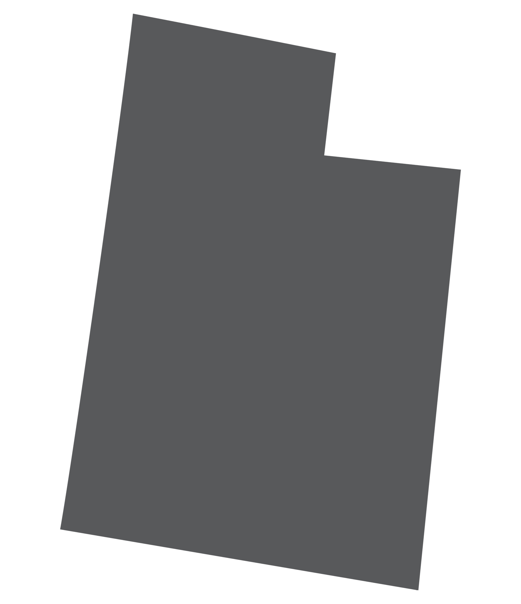 Utah state map. Map of the U.S. state of Utah. 35866227 PNG