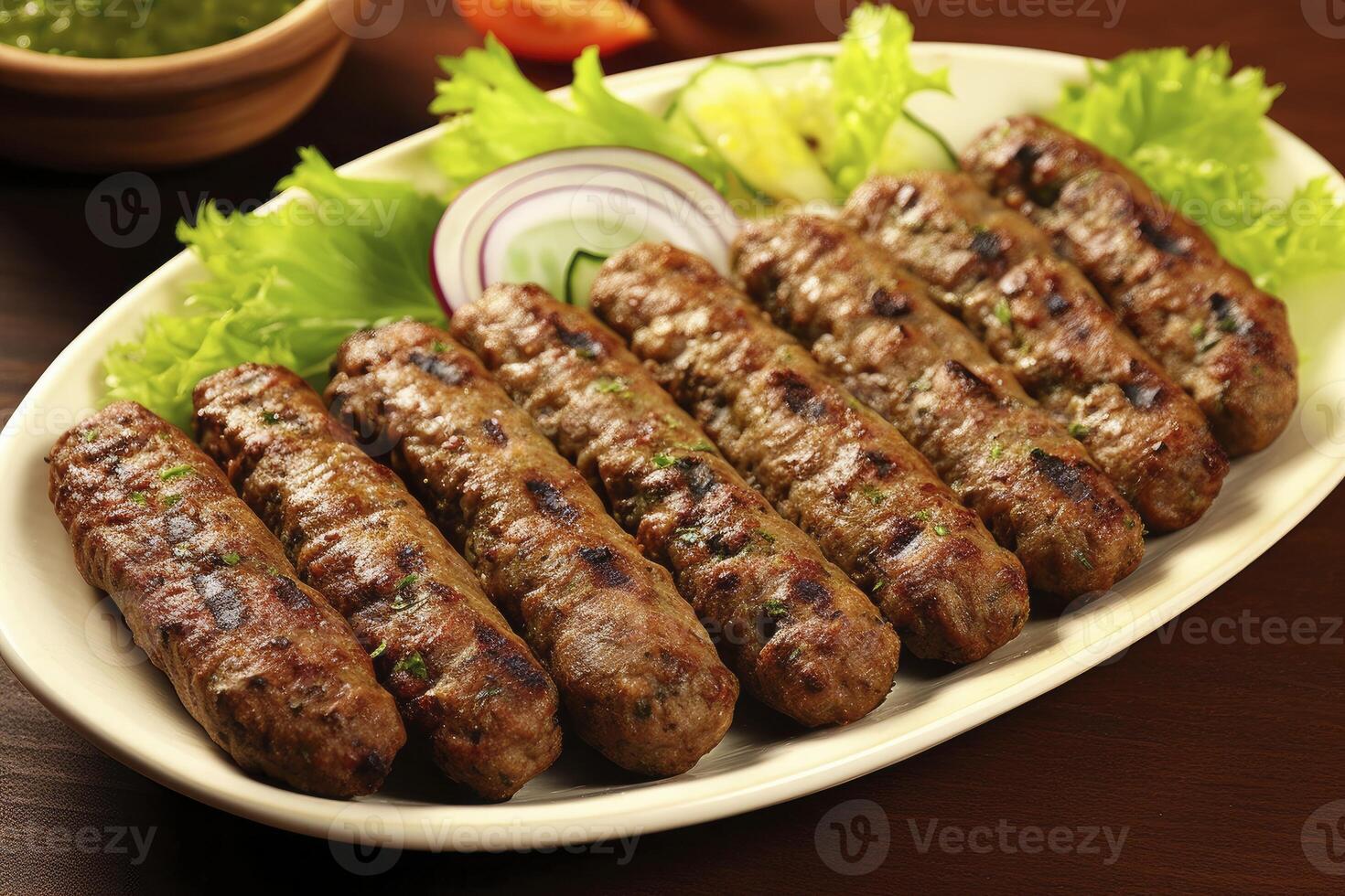 AI generated Tasty seekh kabab. AI Generated. 35877701 Stock Photo at ...