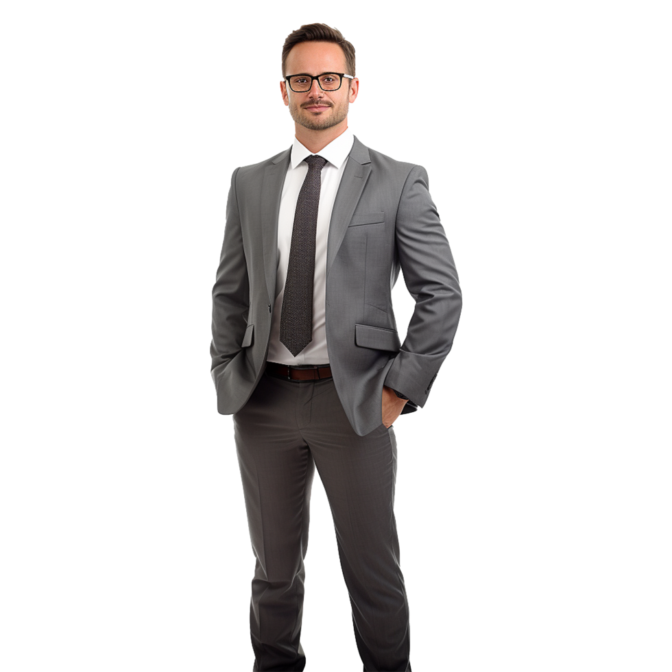 AI generated Businessman isolated on transparent background 35880587 PNG