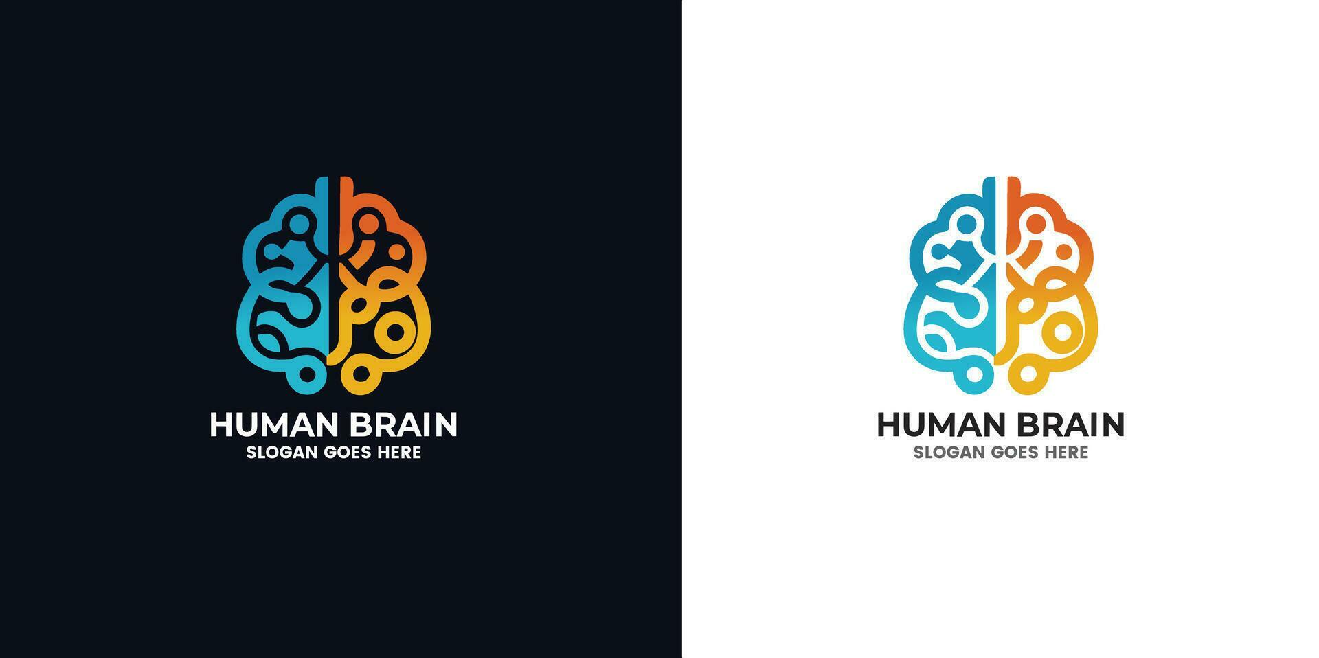 Brain Logo Design Illustration, Technology Logo Design template, free ...