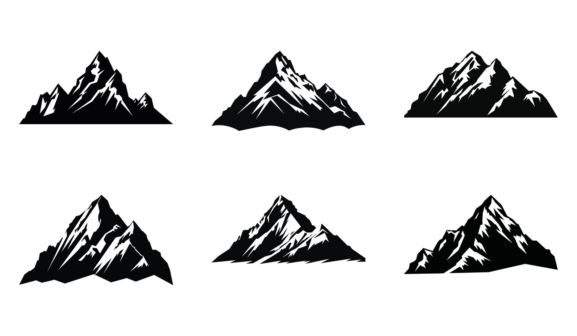 Skyward Peaks Array 35881871 Vector Art At Vecteezy
