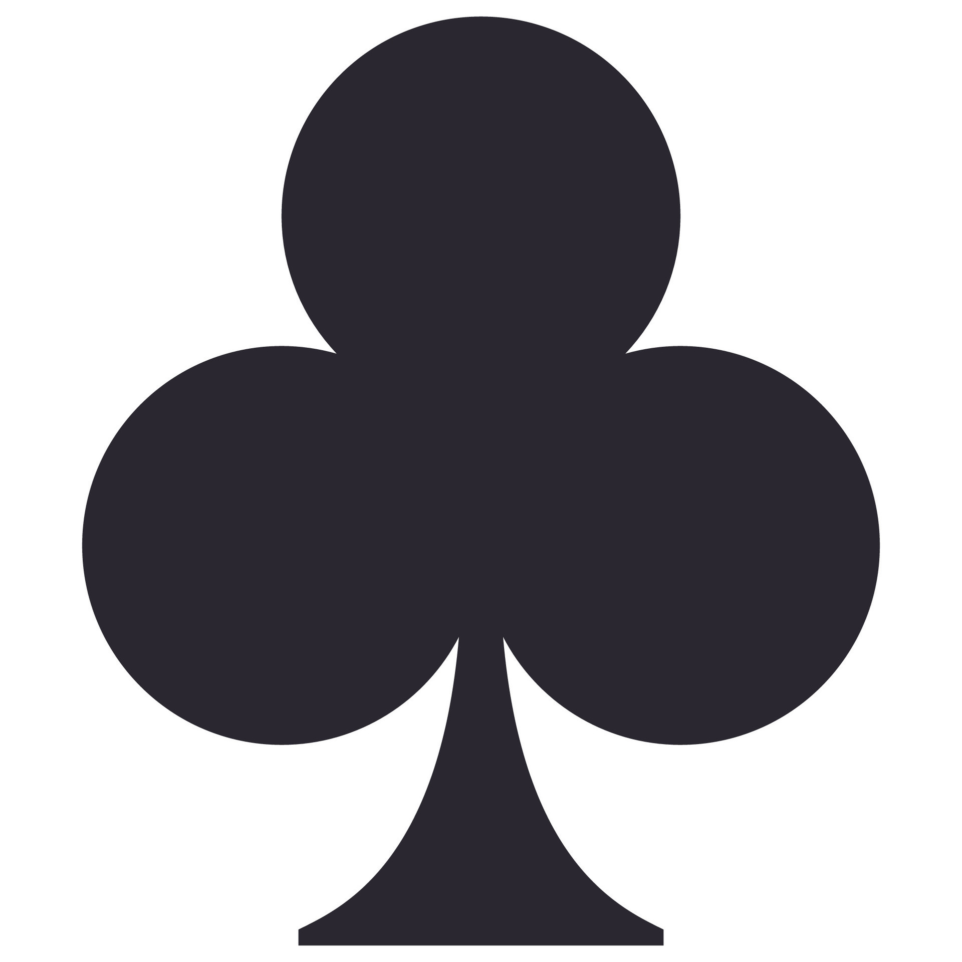 Illustration of playing card clubs symbol isolated on white background. 35884310 Vector Art at ...