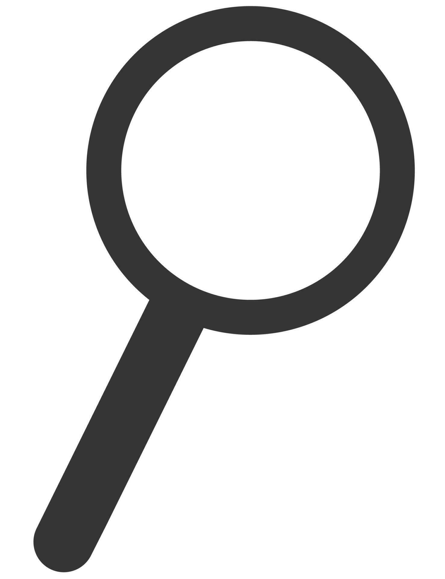 Magnifying Glass Flat Icon Vector Isolated On White Background