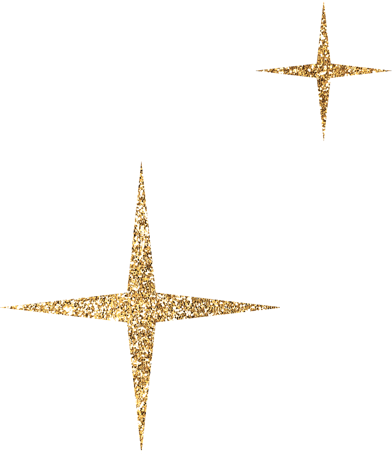 Gold Glitter Stars 35889556 PNG