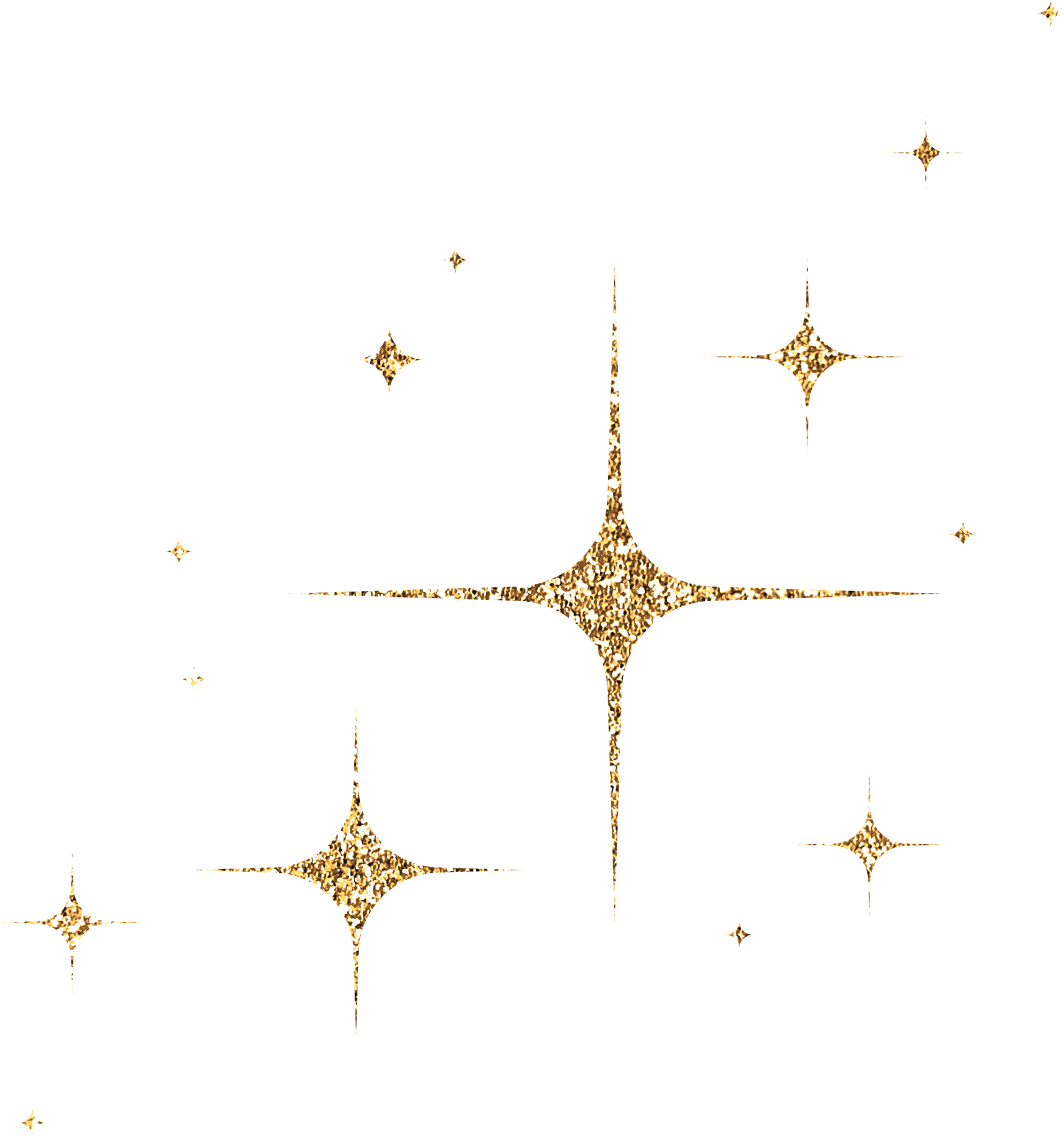 Gold Glitter Stars 35889561 PNG