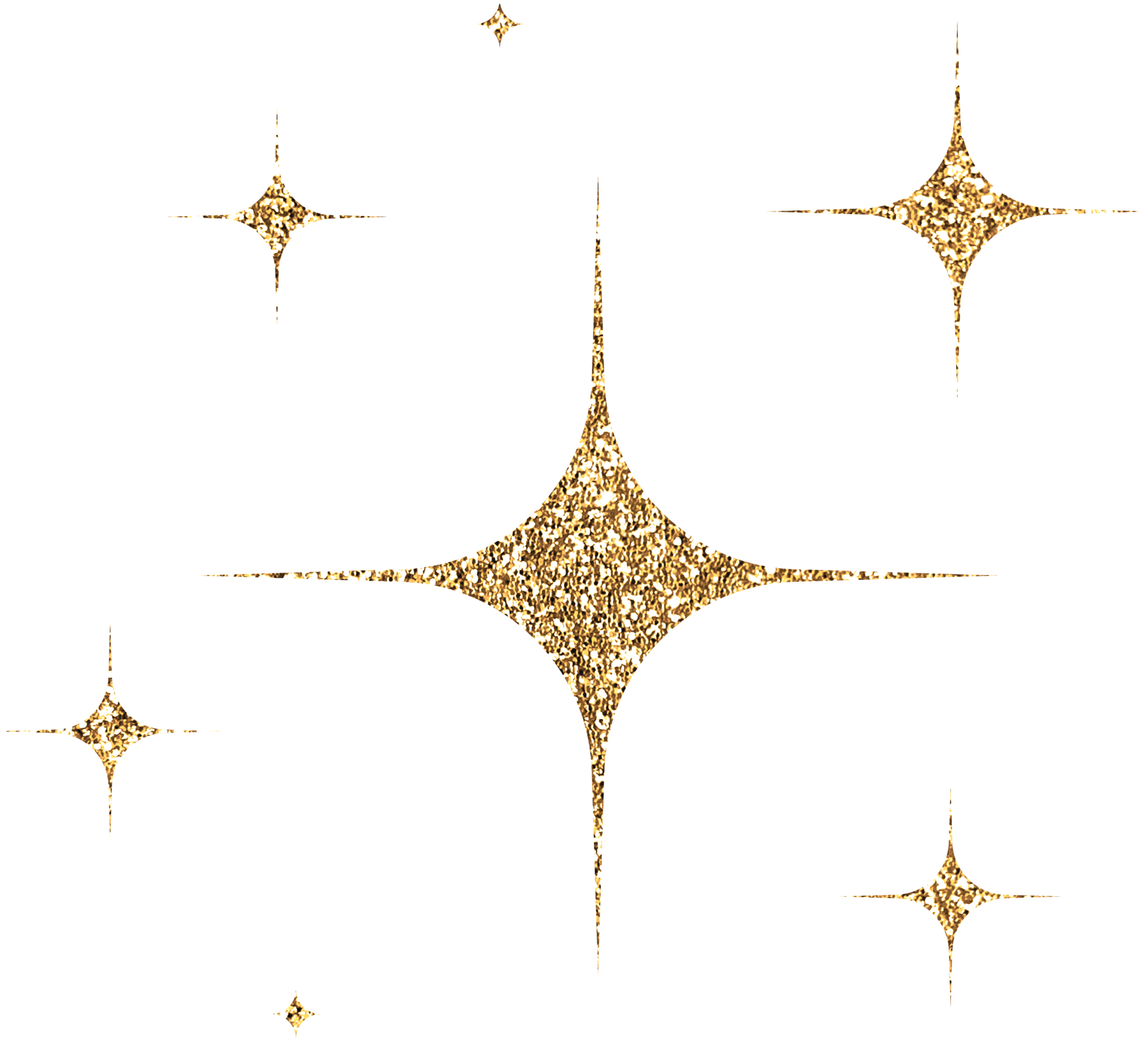 Gold Glitter Stars 35889578 PNG