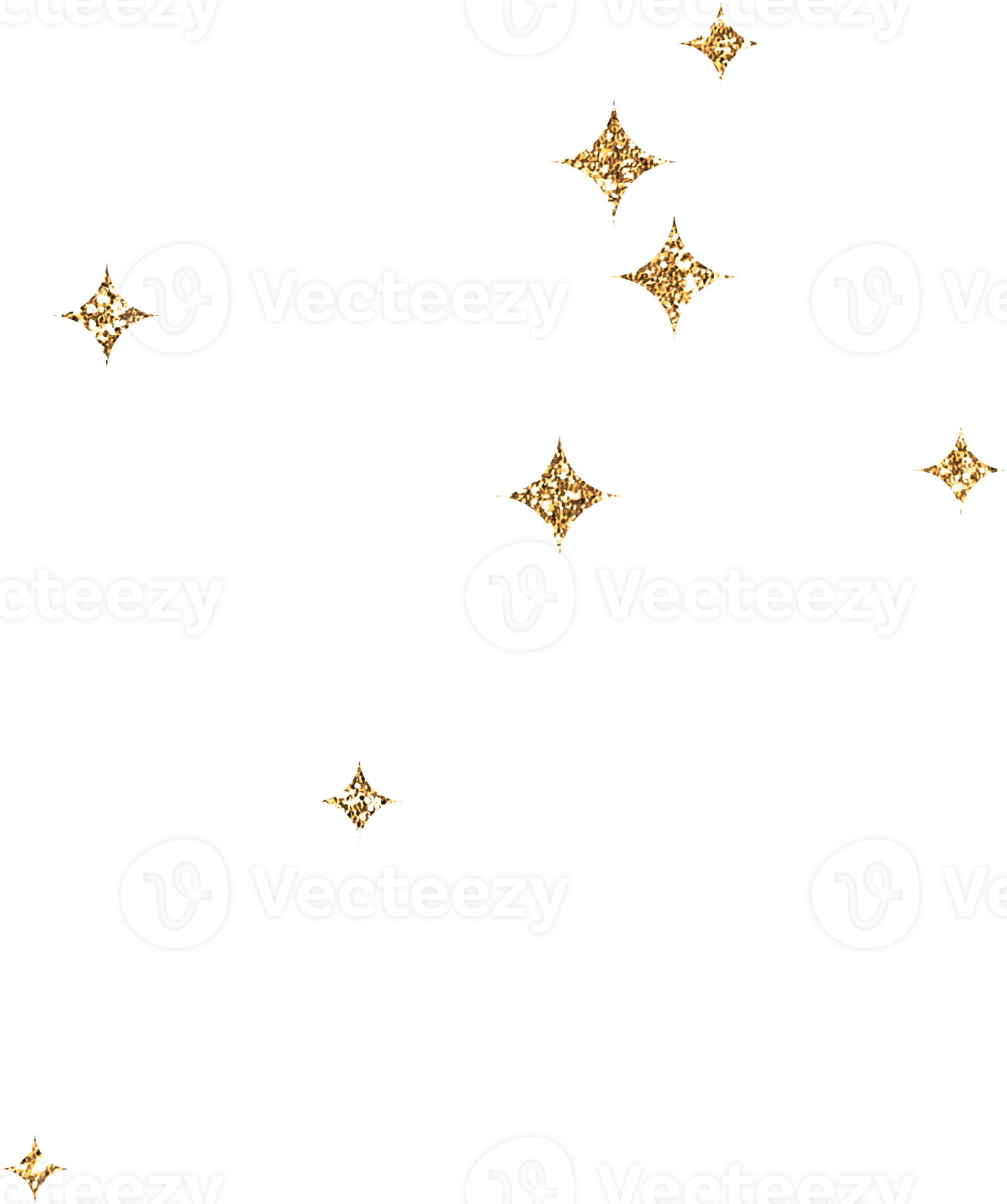 Gold Glitter Stars 35889588 PNG