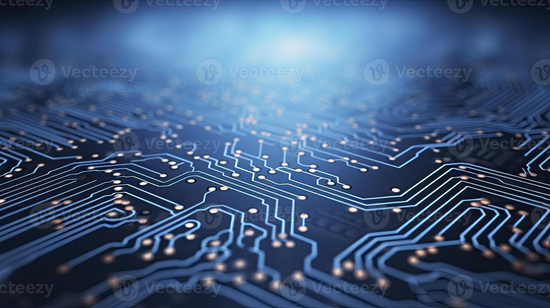 AI generated Circuit Board Background. Computer, Data, Technology, Artificial Intelligence. AI ...