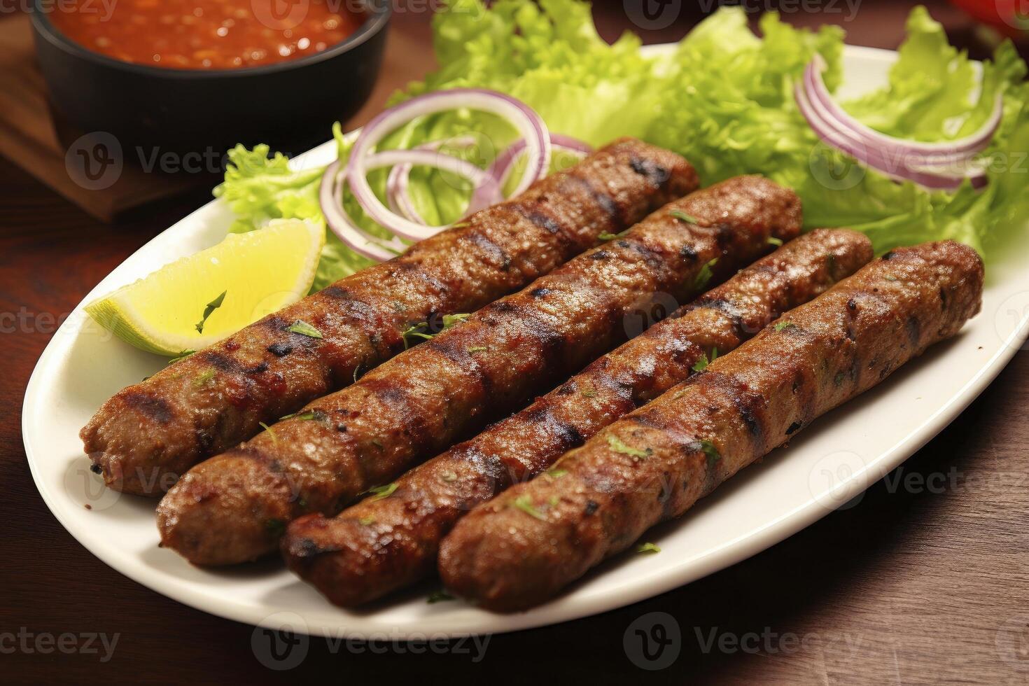 AI generated Tasty seekh kabab. AI Generated. 35893913 Stock Photo at ...