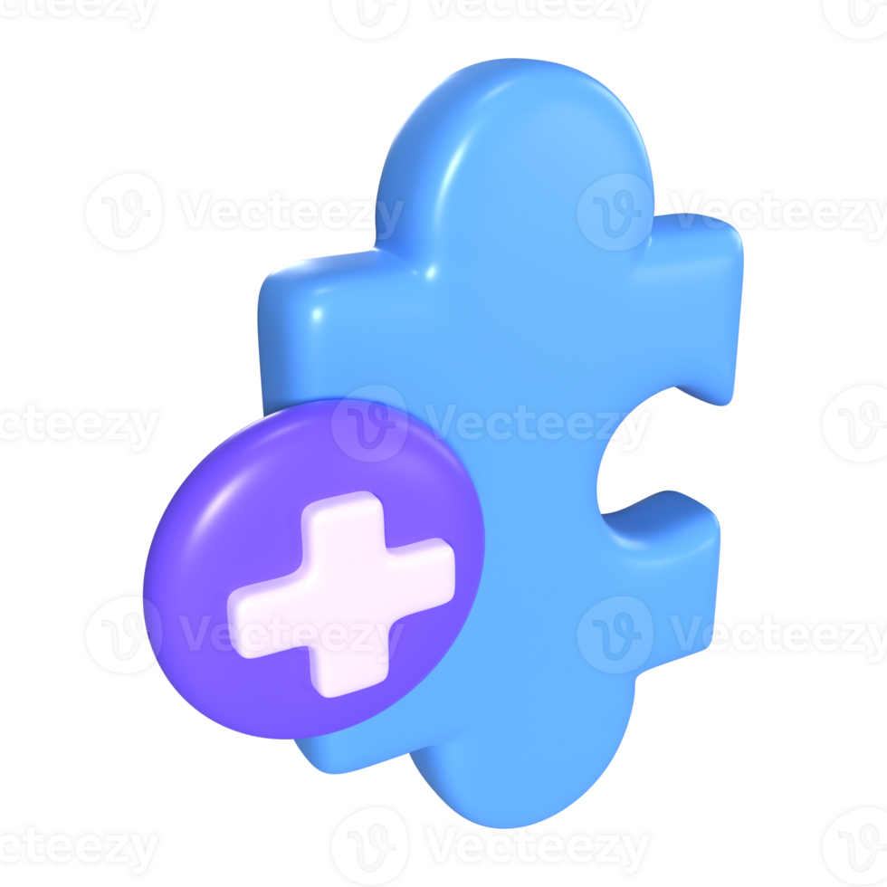 Extension 3d Illustration Icon 35896645 Png