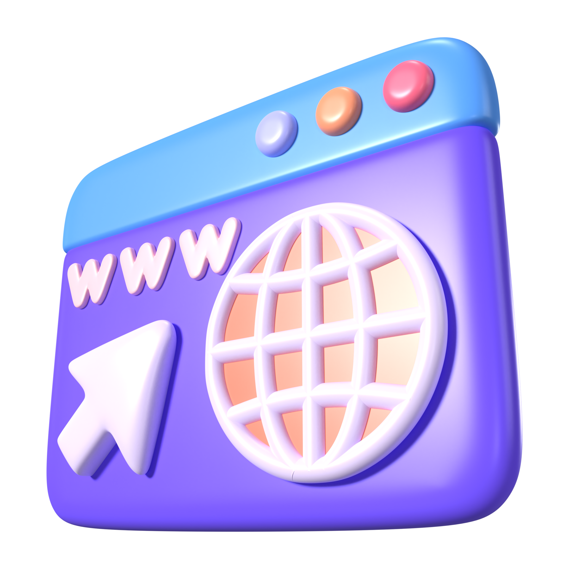 Browser 3d Illustration Icon 35896664 Png