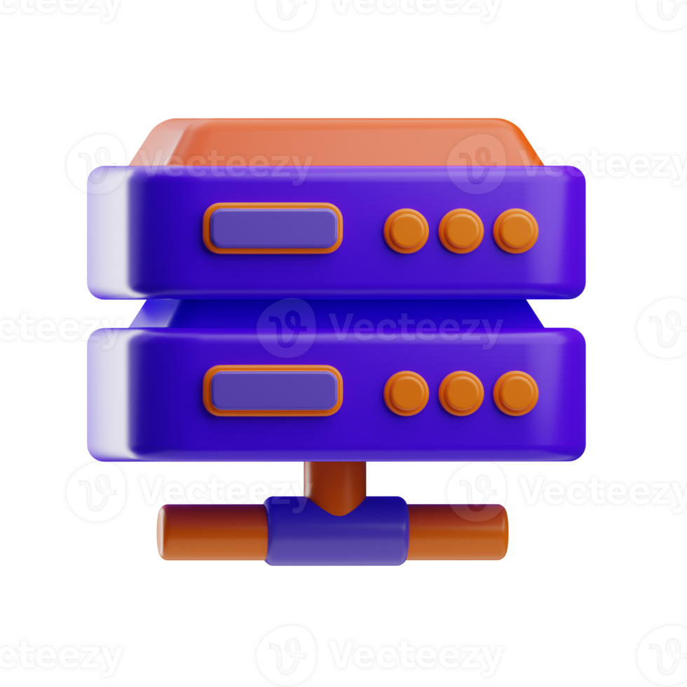 Security Object Network Server 3d Illustration 35898744 Png