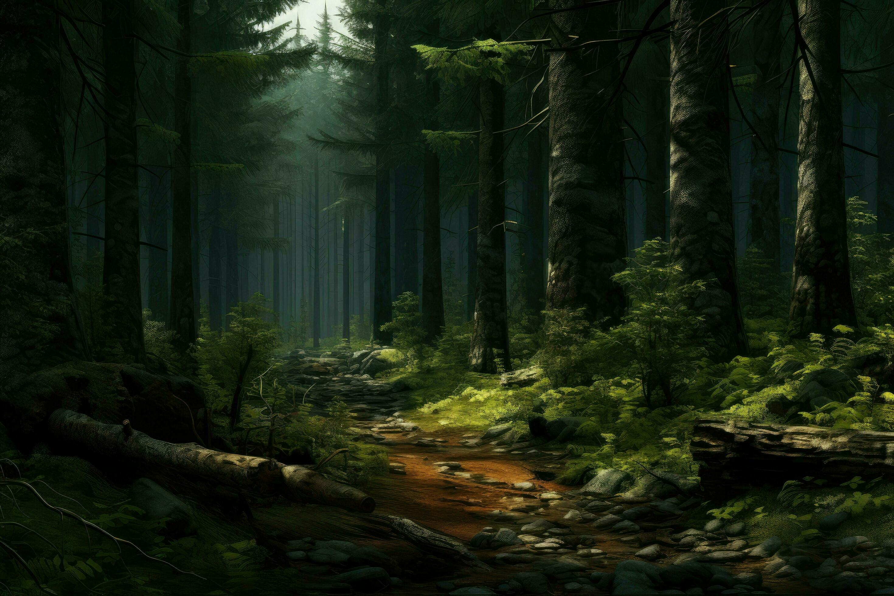 AI generated Realistic deep forest ,Deep Forest Fantasy Backdrop ... AI generated Realistic deep forest ,Deep Forest Fantasy Backdrop ...