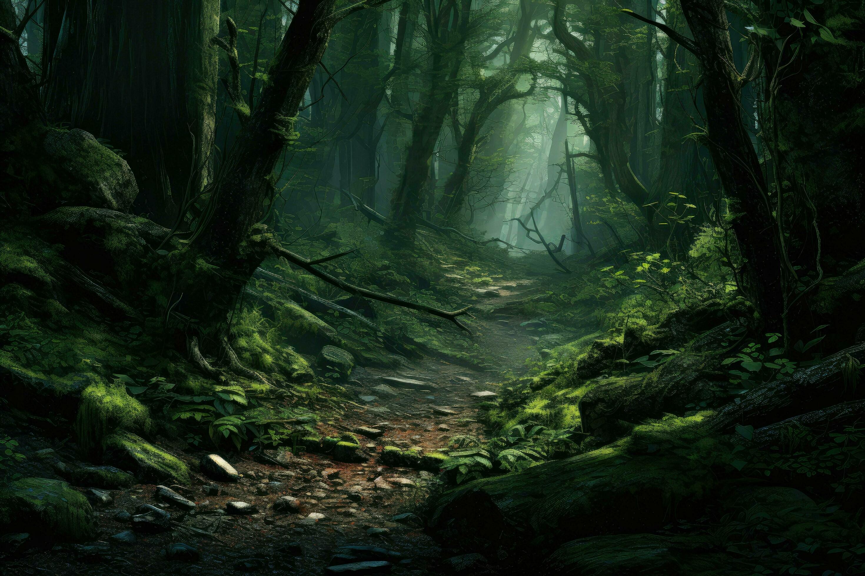 AI generated Realistic deep forest ,Deep Forest Fantasy Backdrop ... AI generated Realistic deep forest ,Deep Forest Fantasy Backdrop ...