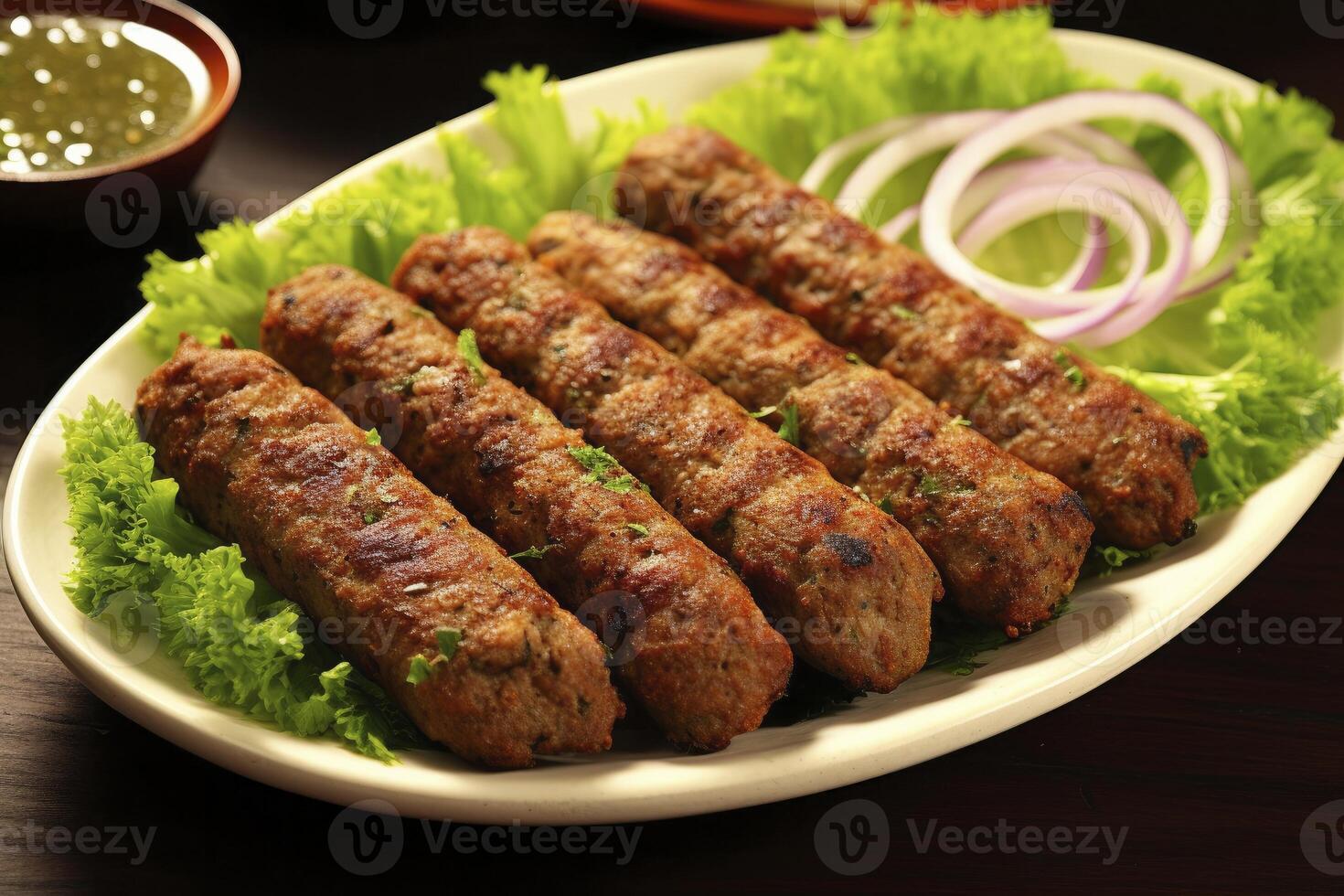 AI generated Tasty seekh kabab. AI Generated. 35903146 Stock Photo at ...