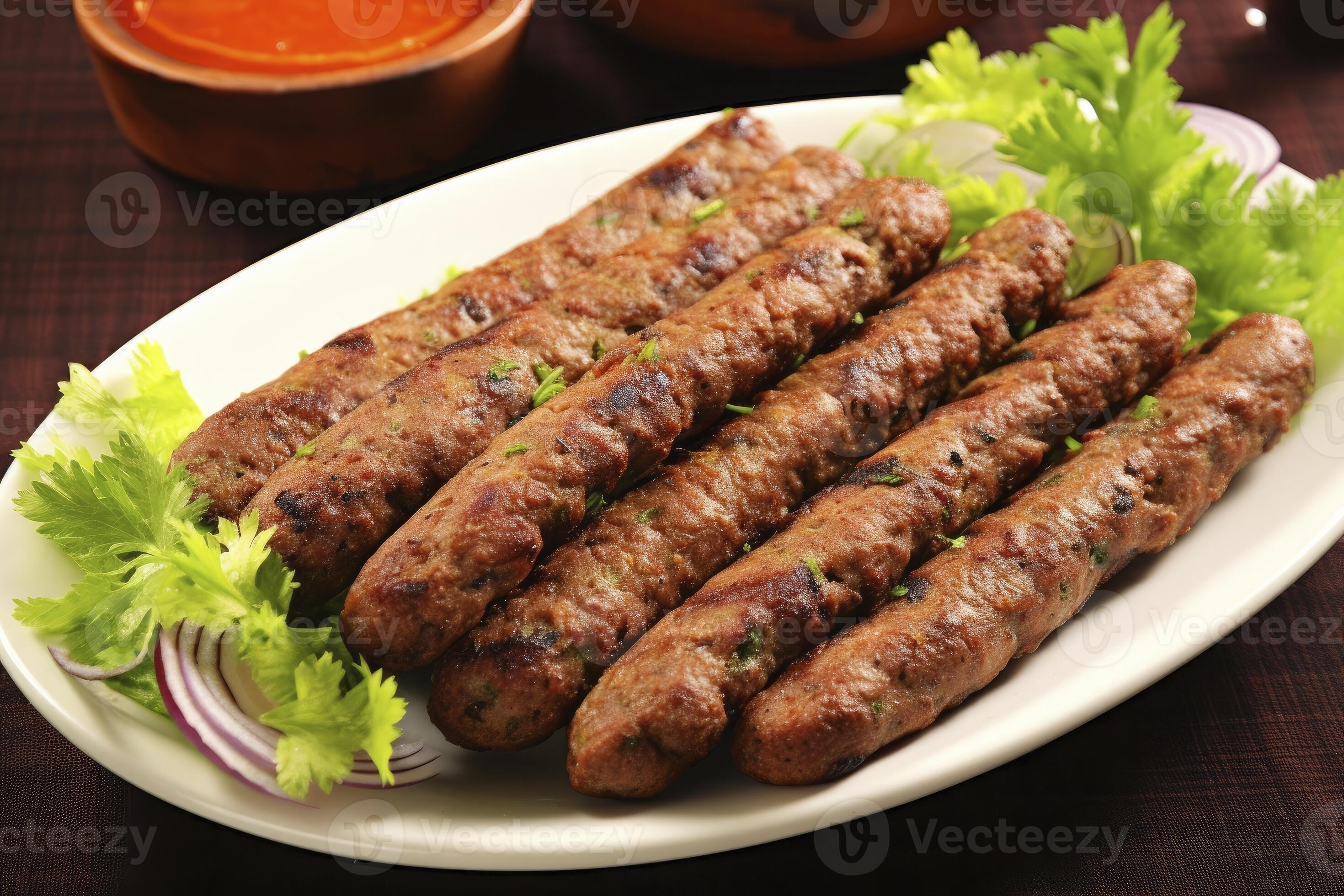 AI generated Tasty seekh kabab. AI Generated. 35903319 Stock Photo at ...