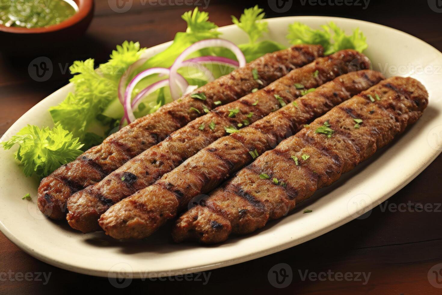 AI generated Tasty seekh kabab. AI Generated. 35903350 Stock Photo at ...