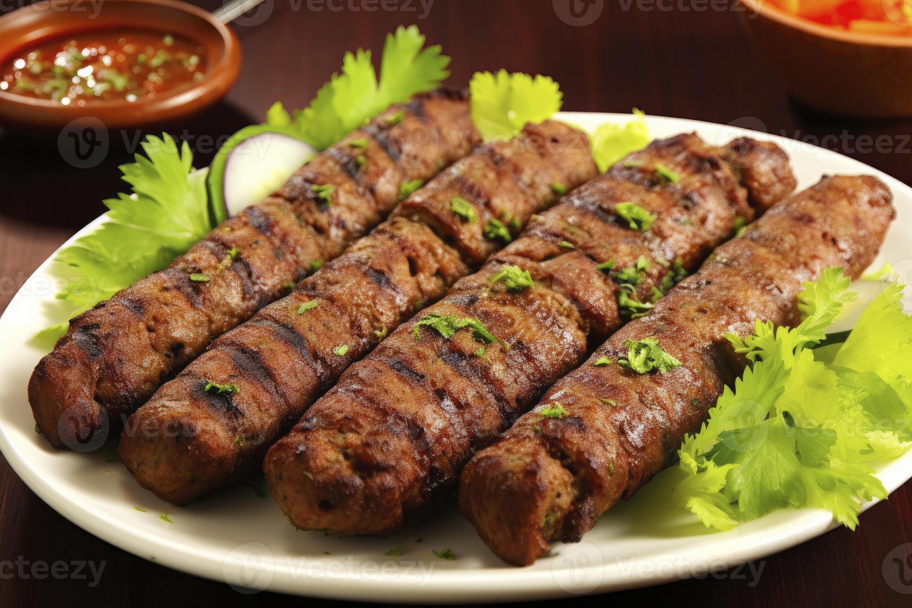 AI generated Tasty seekh kabab. AI Generated. 35903399 Stock Photo at ...