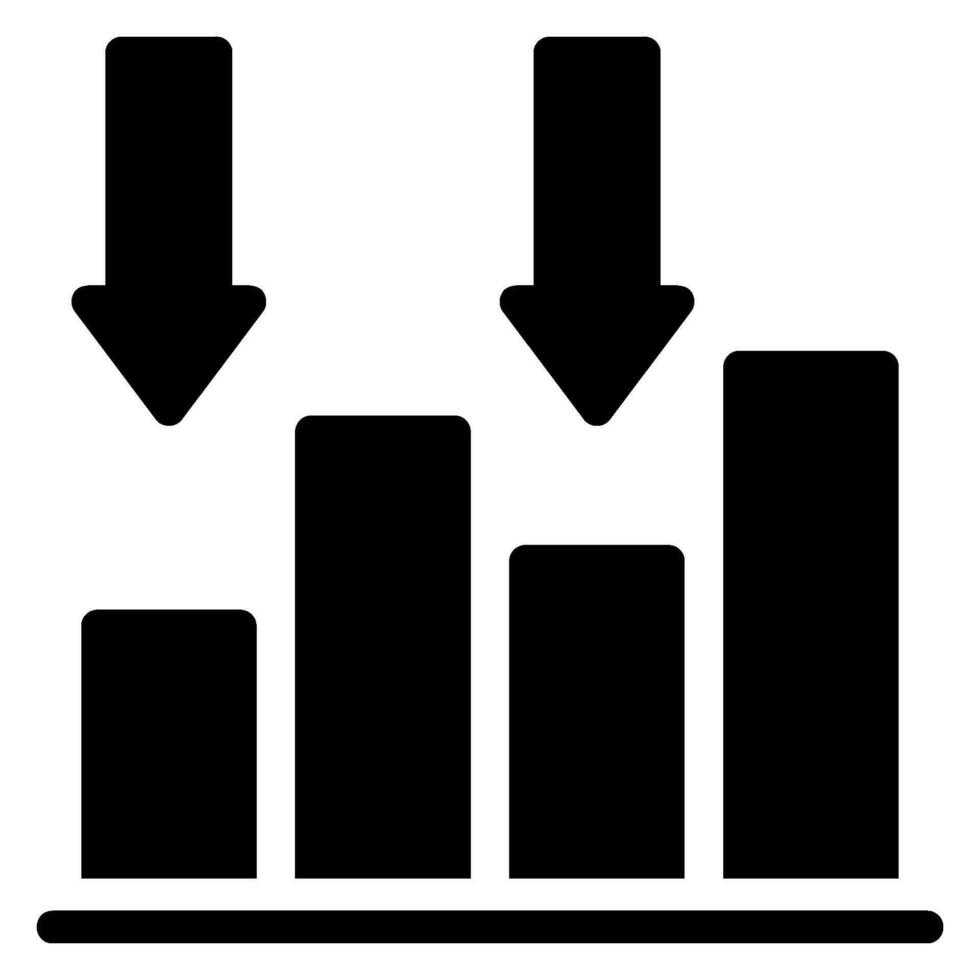 decrease glyph icon 35907043 Vector Art at Vecteezy