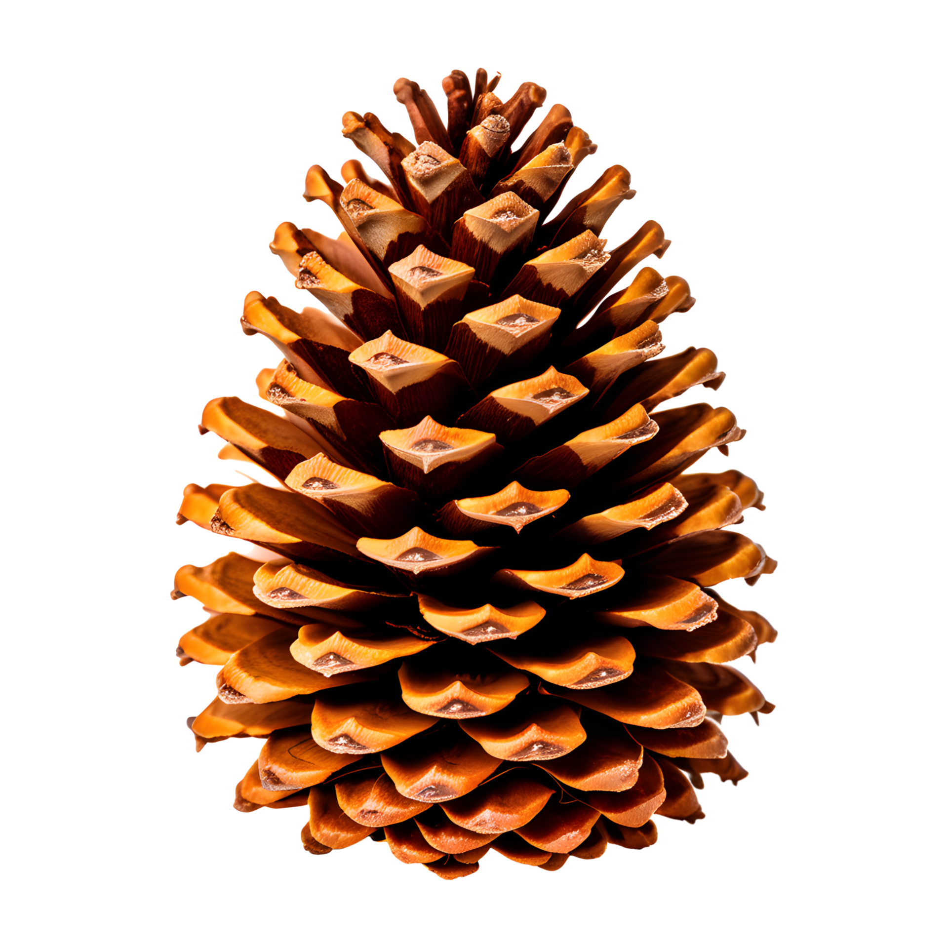 AI generated Brown Pinecone Isolated on Transparent Background 35908288 PNG
