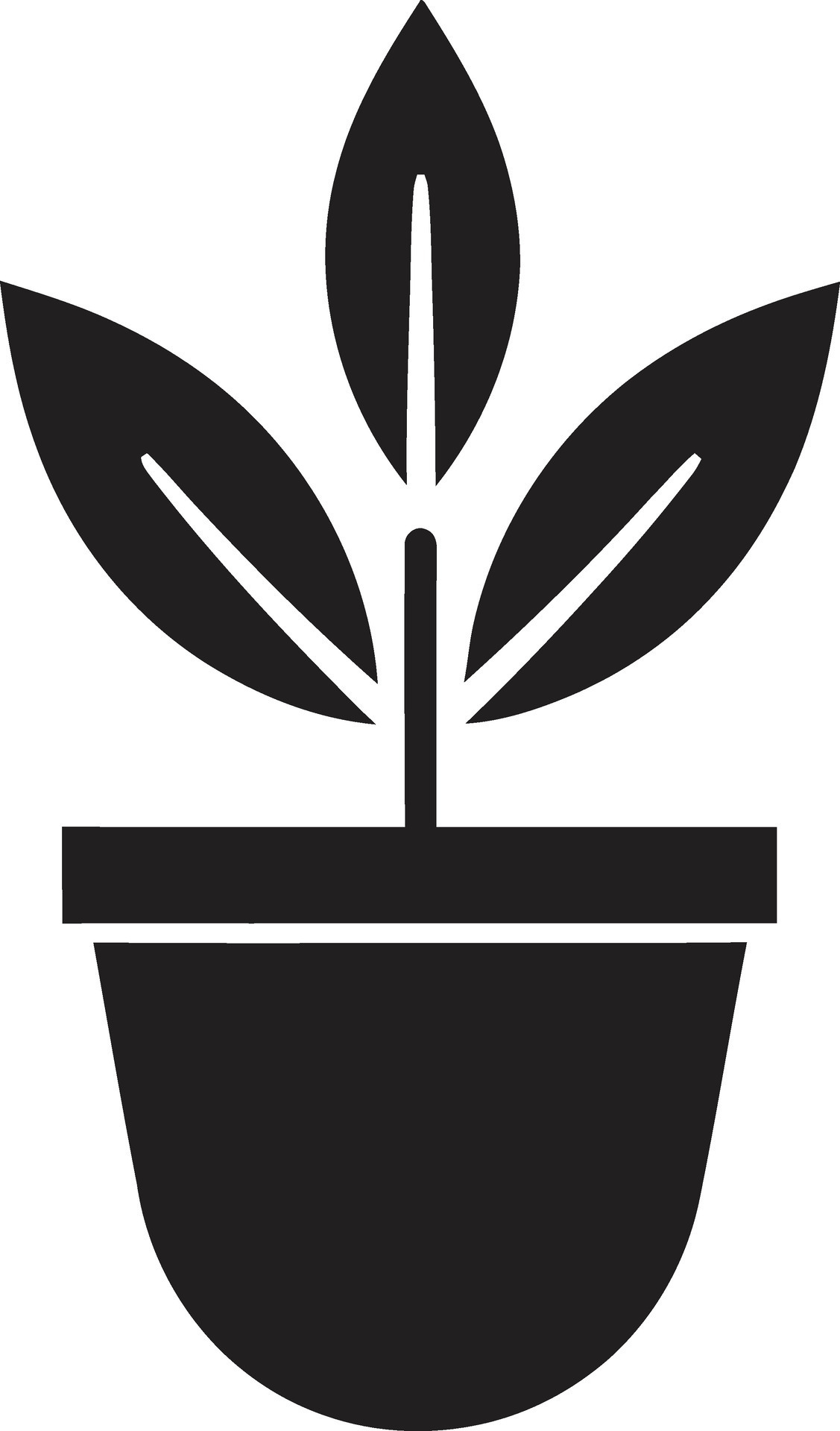 Verdant Visions Plant Emblem Design Foliage Fusion Iconic Plant Vector