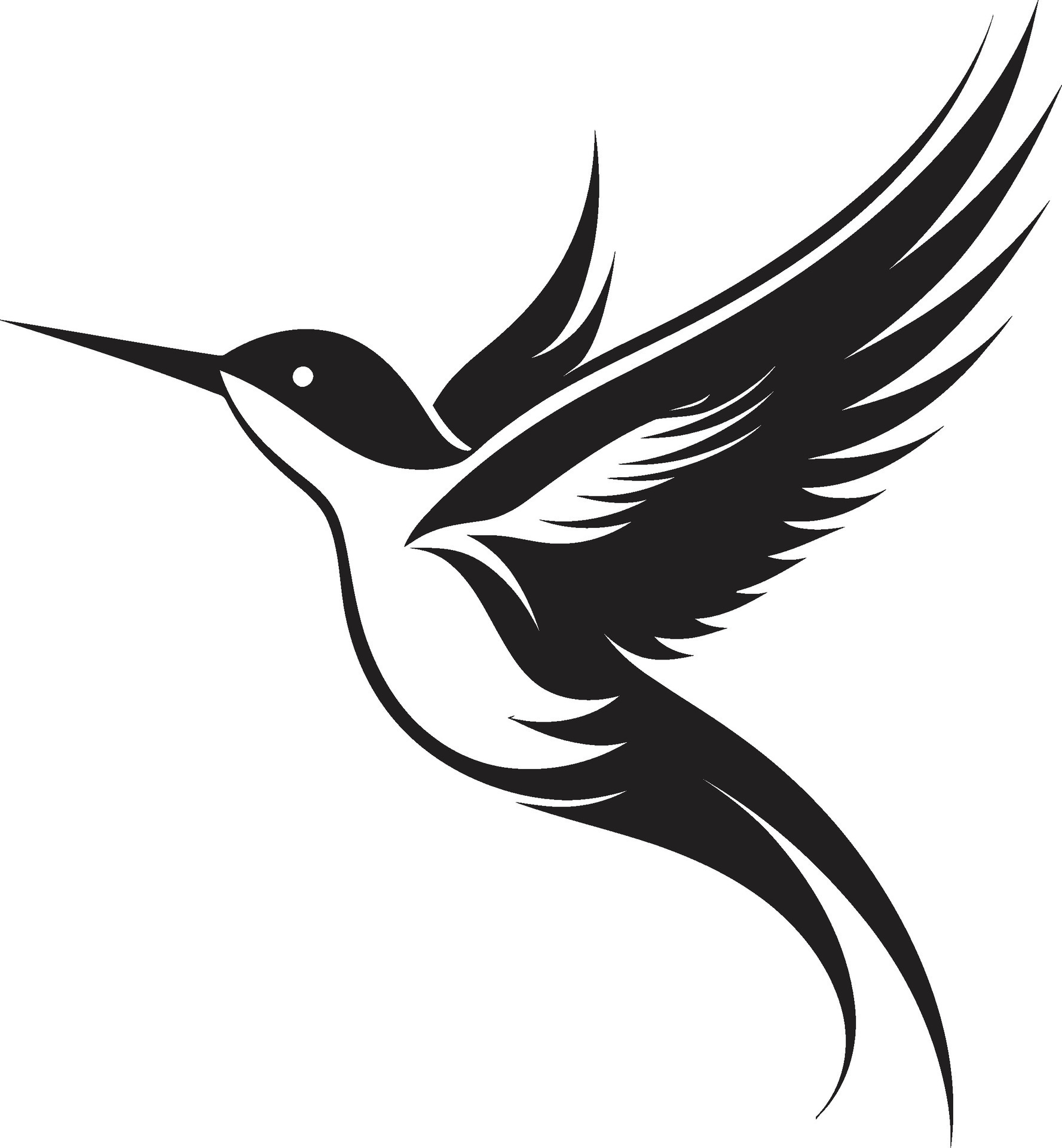 Luminescent Wings Hummingbird Emblem Swooping Splendor Logo Design ... Luminescent Wings Hummingbird Emblem Swooping Splendor Logo Design ...